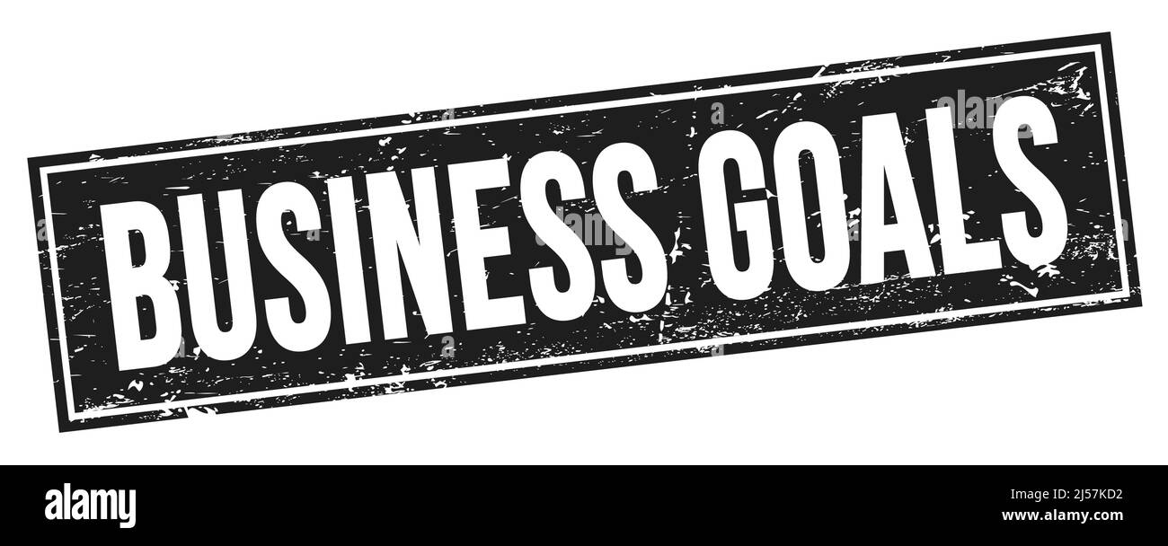 Business goals concept banner Black and White Stock Photos & Images - Alamy