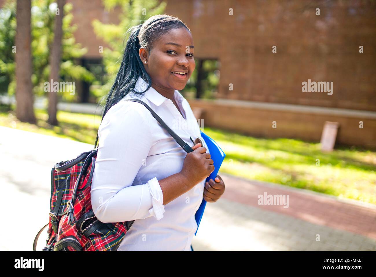 Black College Students Walking