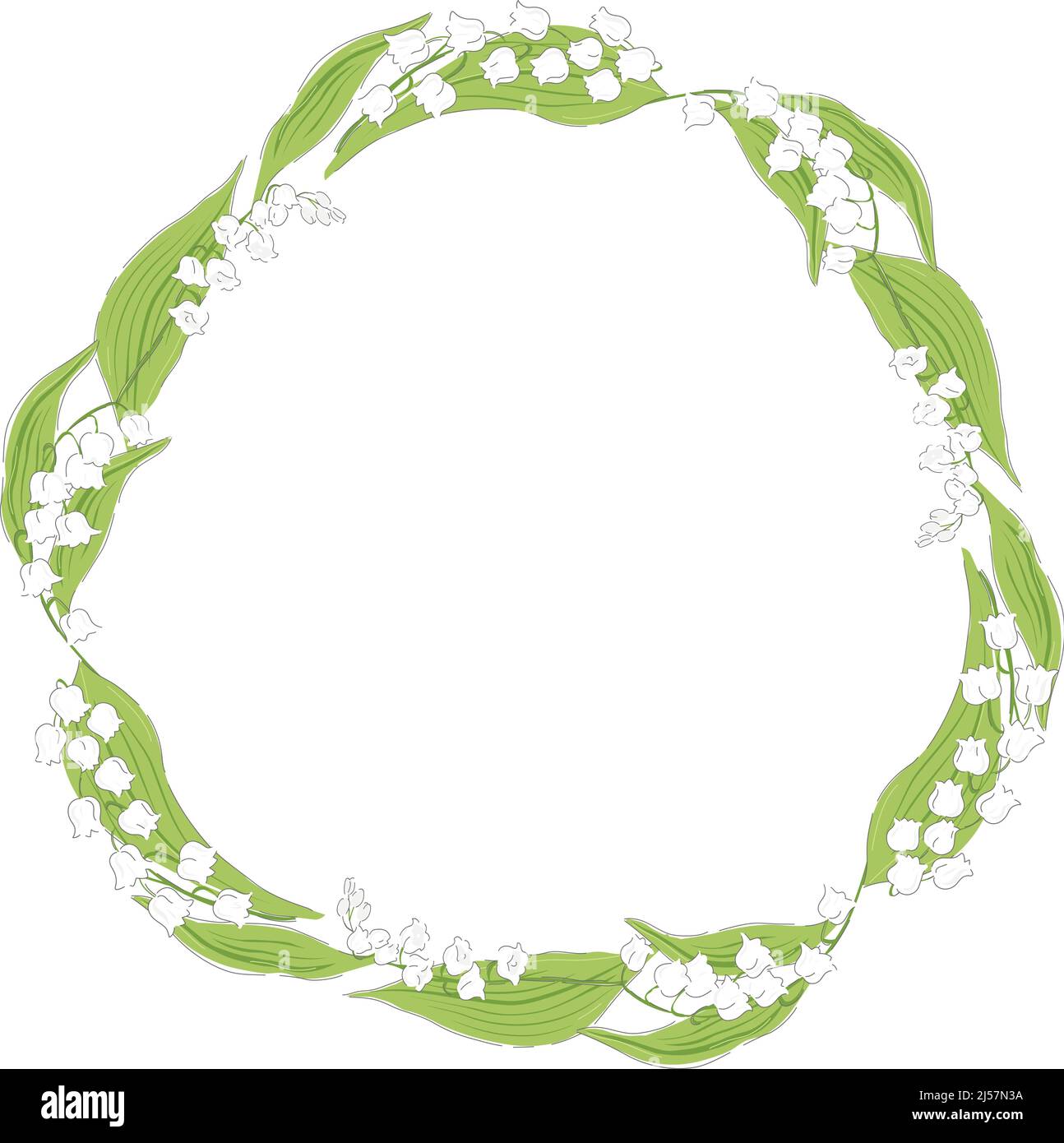 Lily Of The Valley Border Clip Art