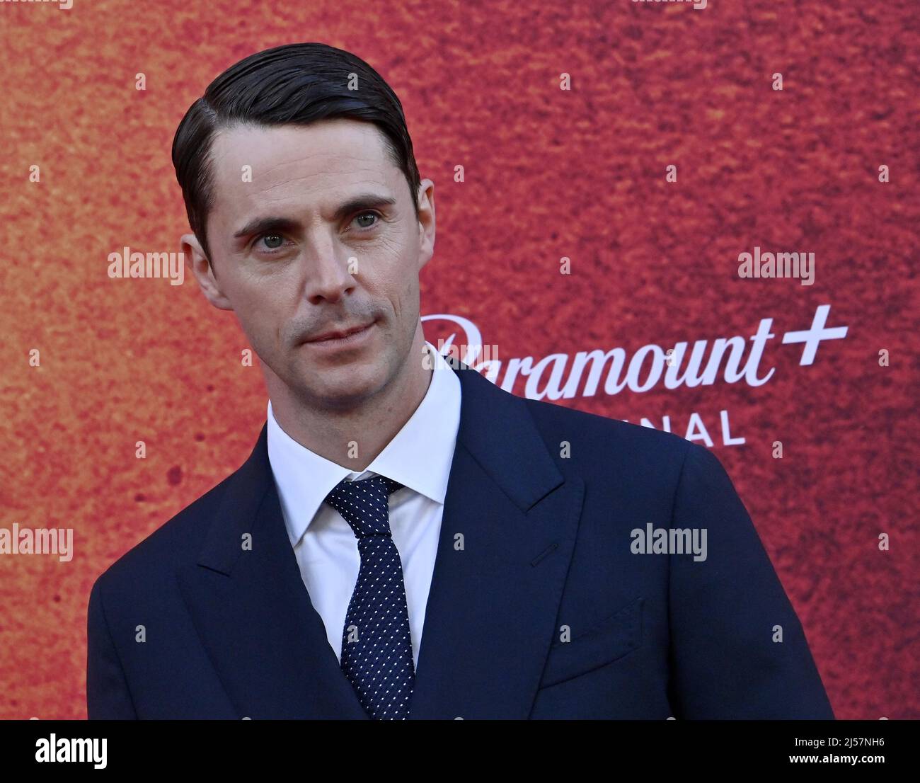 Los Angeles, United States. 21st Apr, 2022. Cast member Matthew Goode ...
