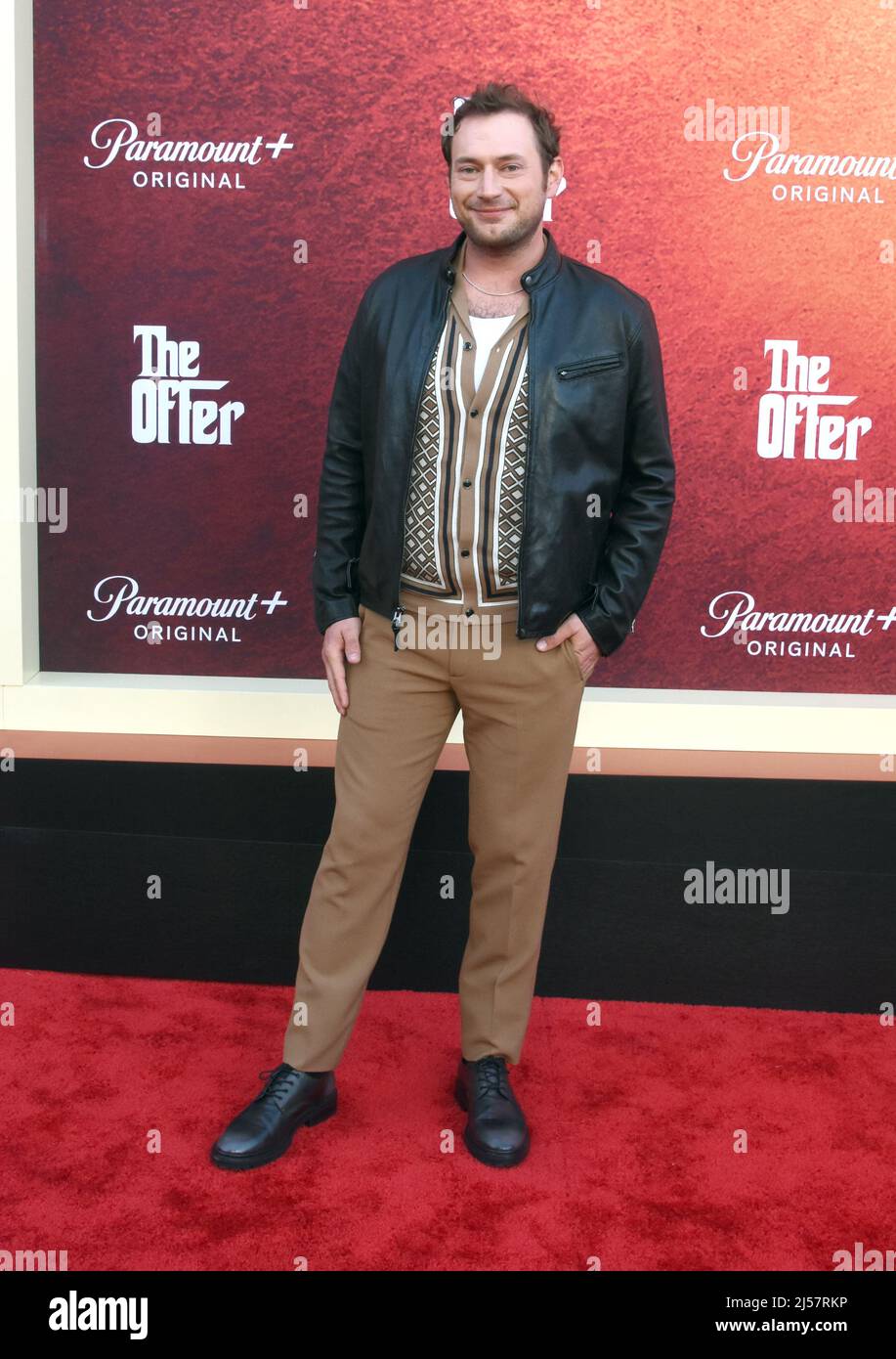 Los Angeles, California, USA 20th April 2022 Actor Brandon Scott Jones ...