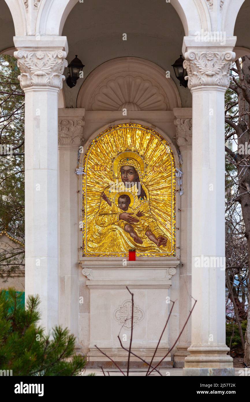 Orthodox icon of the Mother of God in the Conception Monastery in ...
