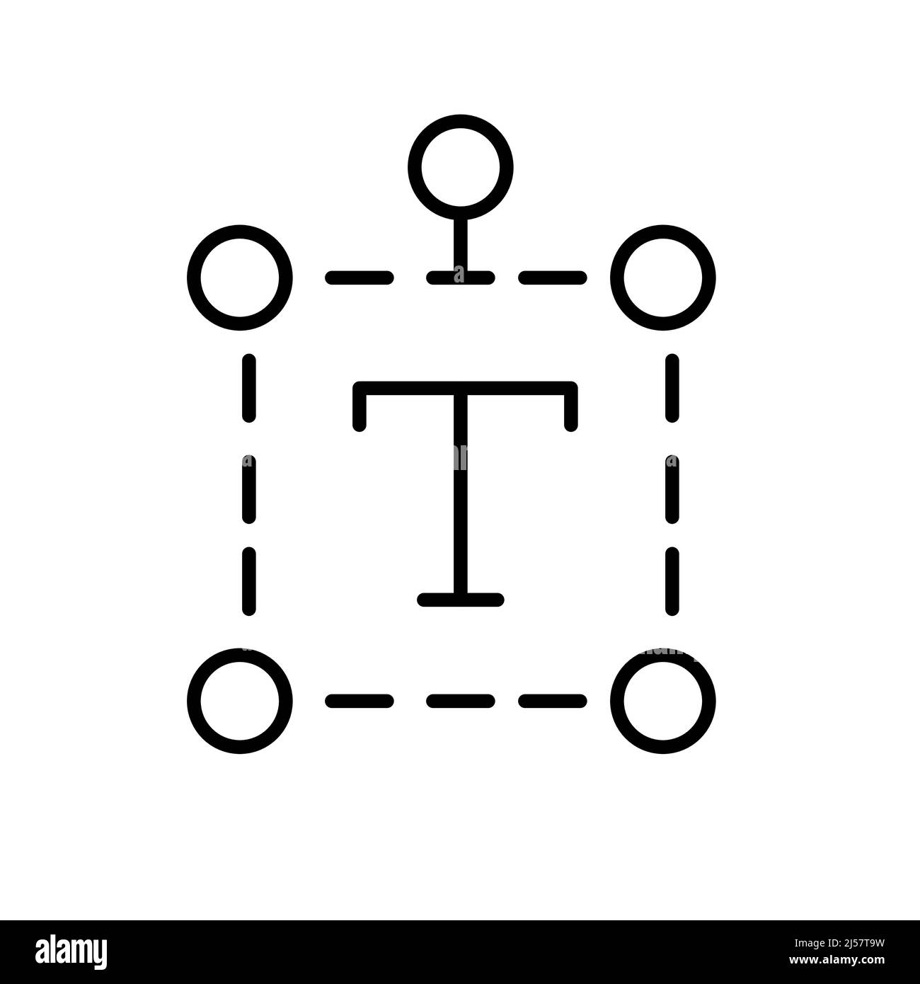 Text selecting and editing tool. Typography in design. Pixel perfect ...