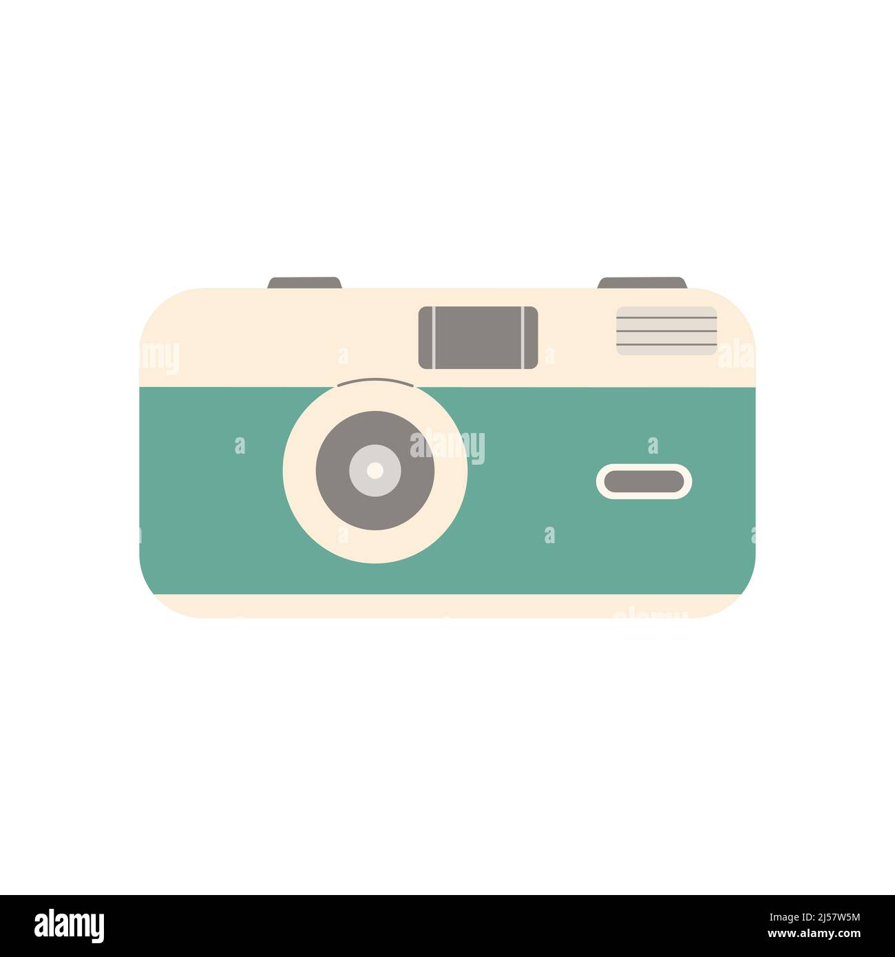 Summer colorful camera and flat design vector Stock Vector Image & Art ...