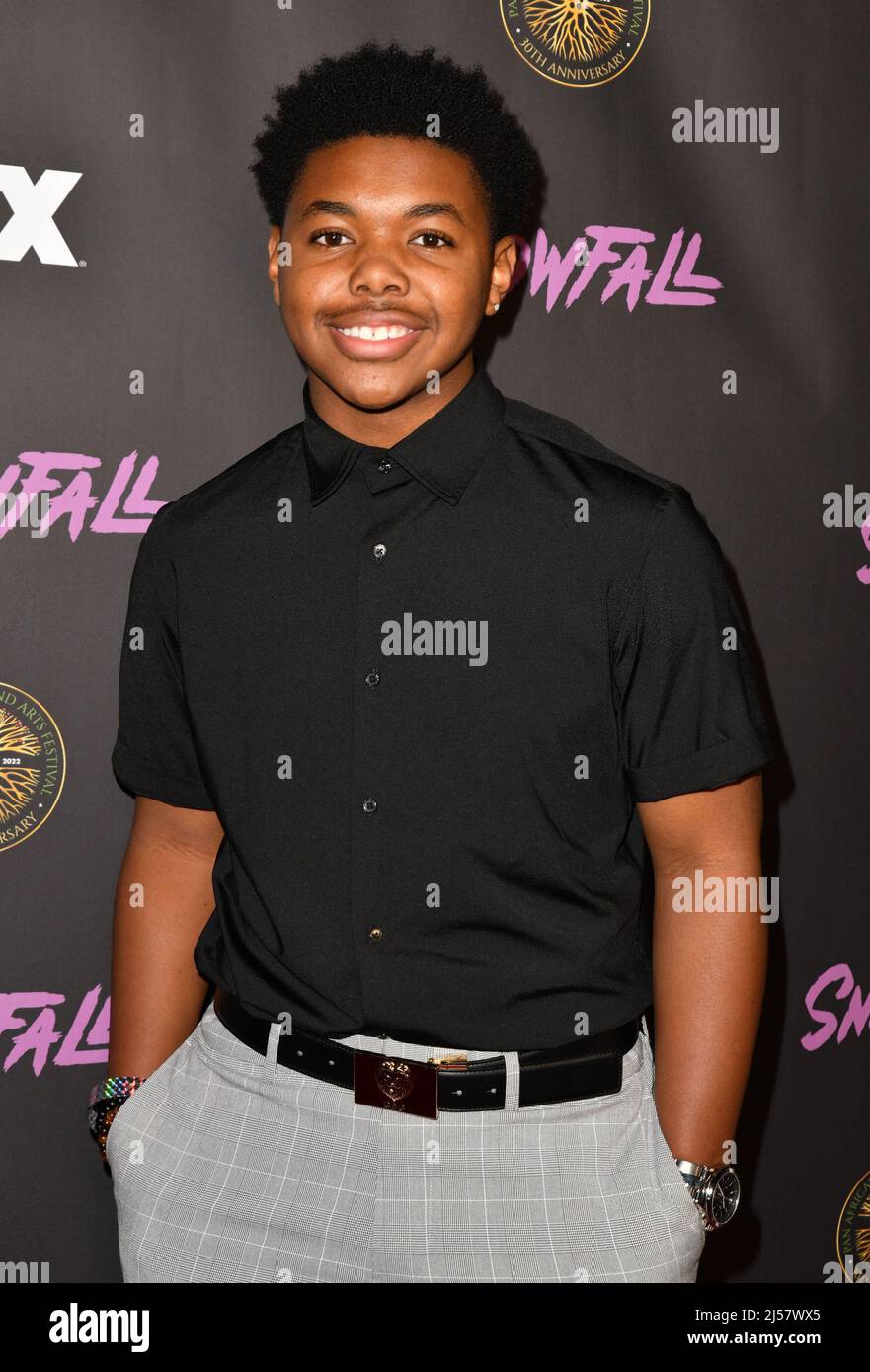 Los Angeles, Ca. 20th Apr, 2022. Cedric Joe attends the 2022 Pan African Film & Arts Festival ...