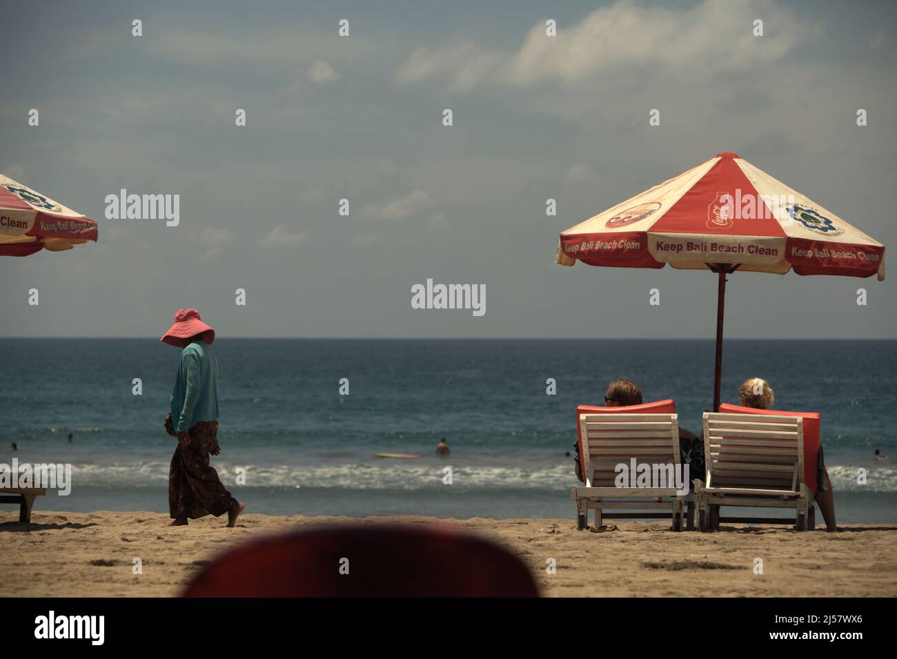 Kuta beach in Badung, Bali, Indonesia Stock Photo - Alamy
