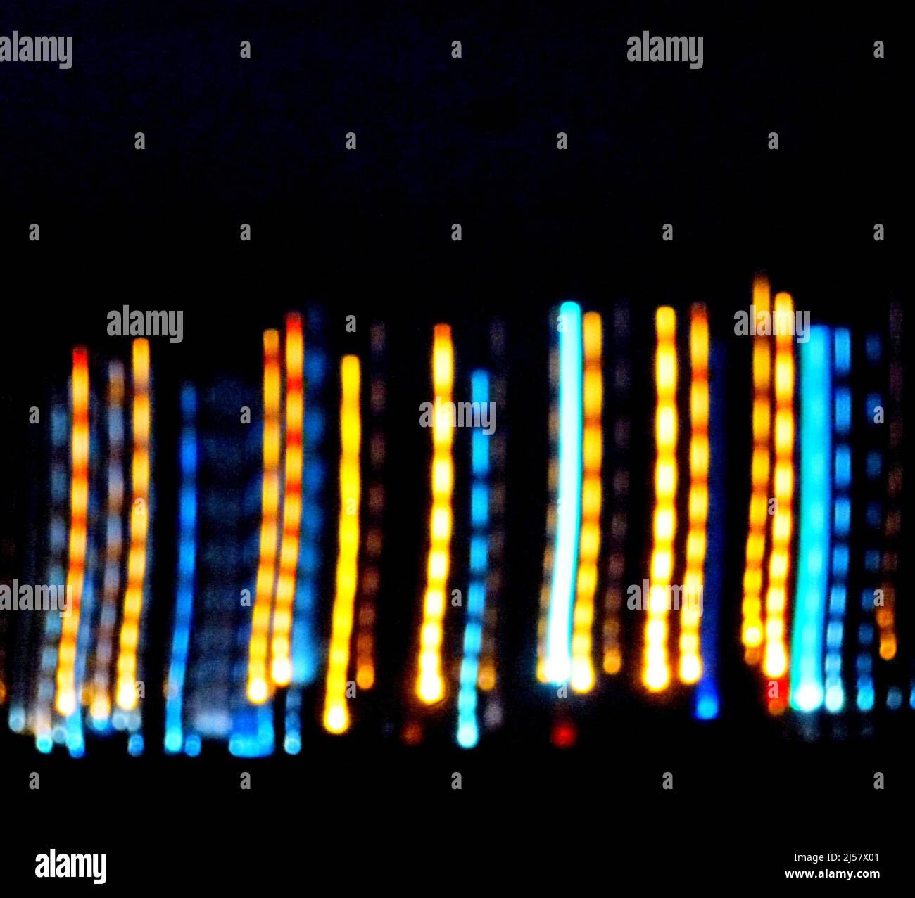 Colorful light trails with motion effect. Abstract background. Shows ...