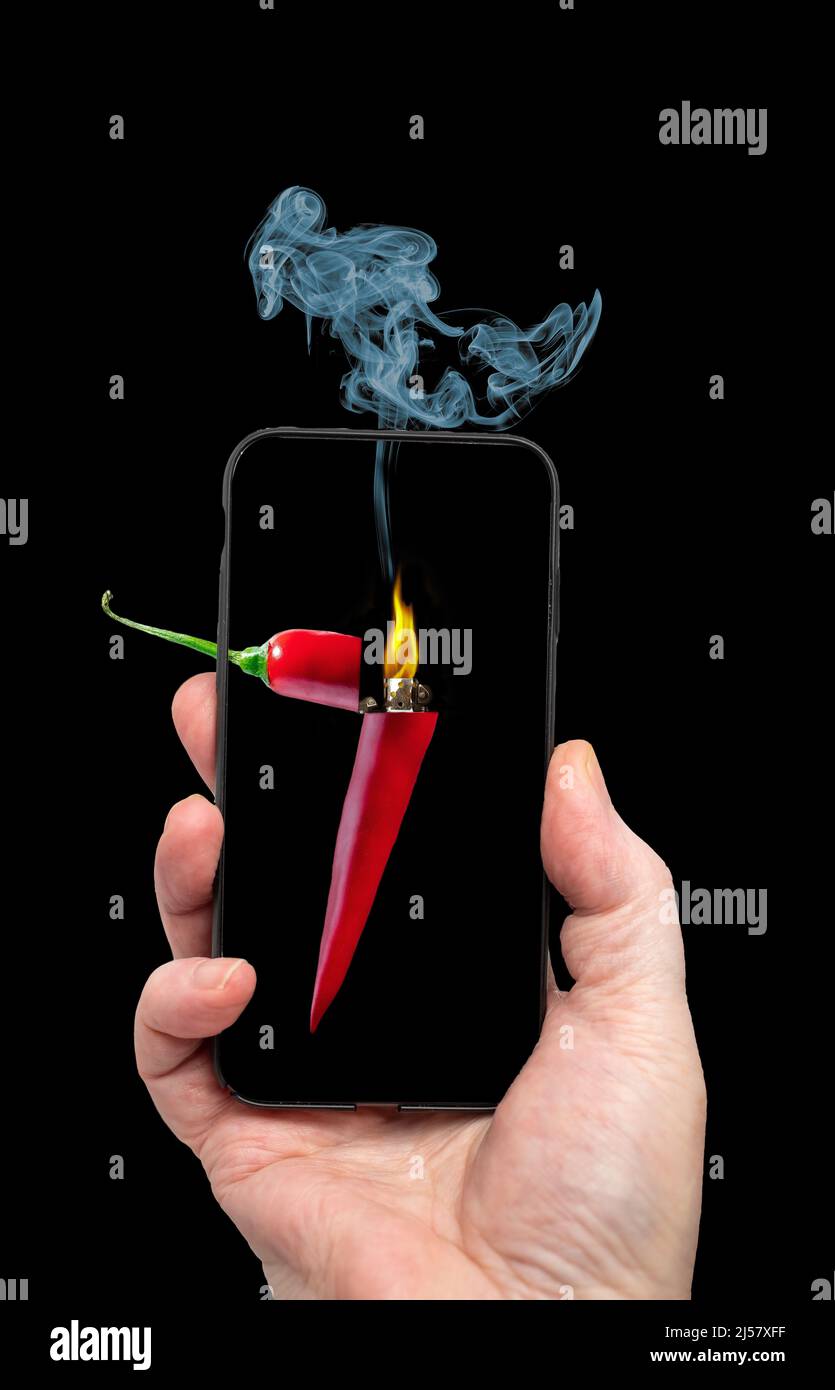 Chili illustration illustration hi-res stock photography and images - Alamy