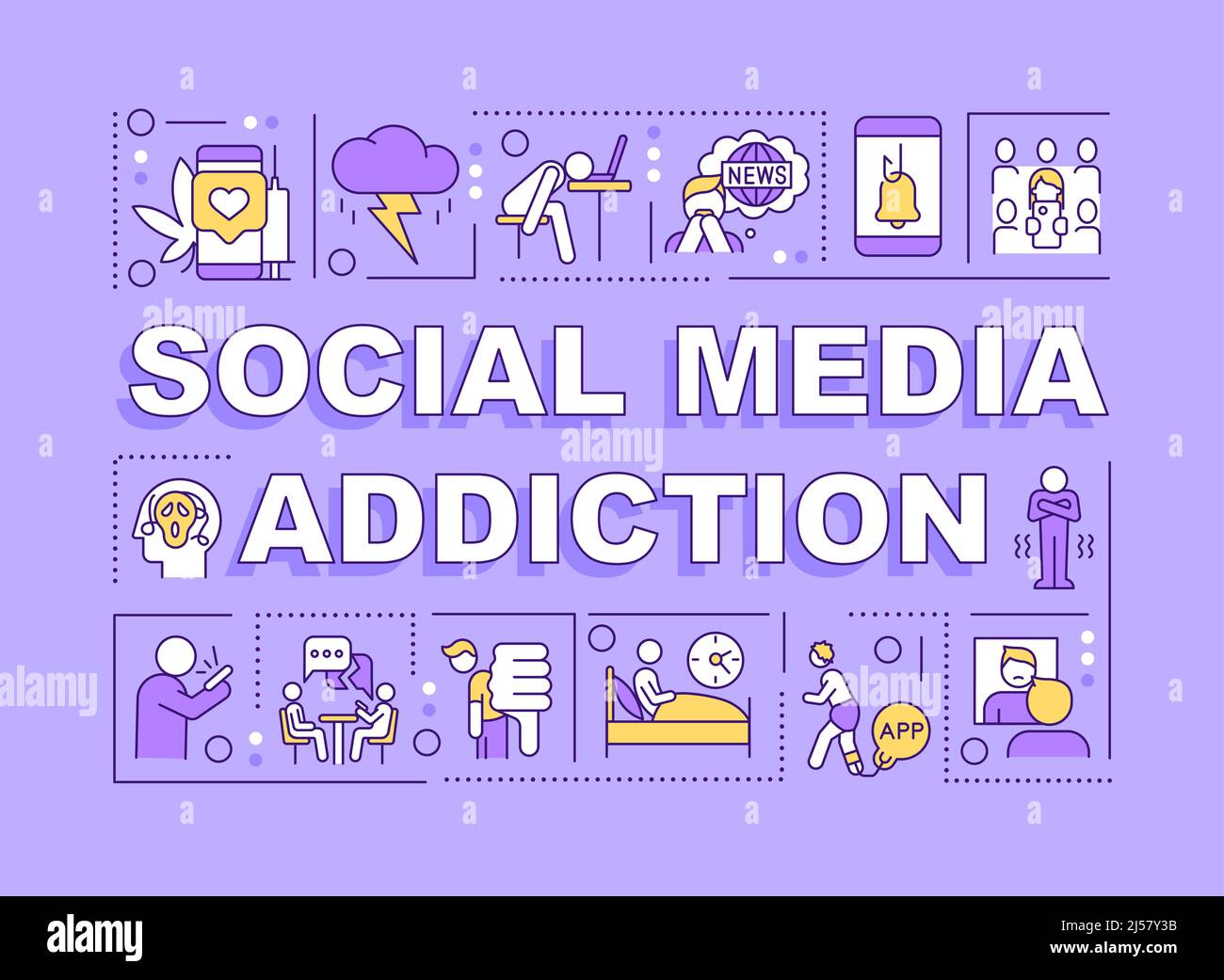 Media addiction art hi-res stock photography and images - Alamy