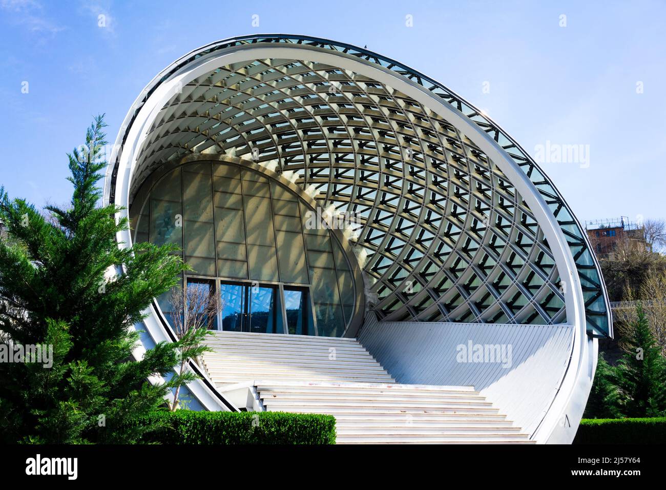 Georgia/Tbilisi: Rike Park and Rike Concert Hall Stock Photo - Alamy