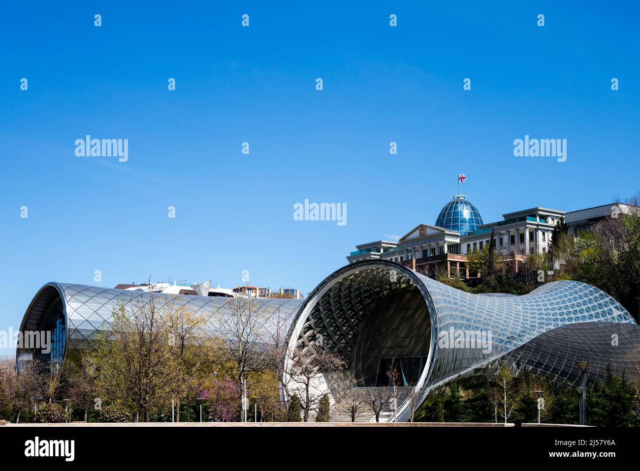 Georgia/Tbilisi: State Palace of Ceremonies and Rike Concert Hall Stock ...