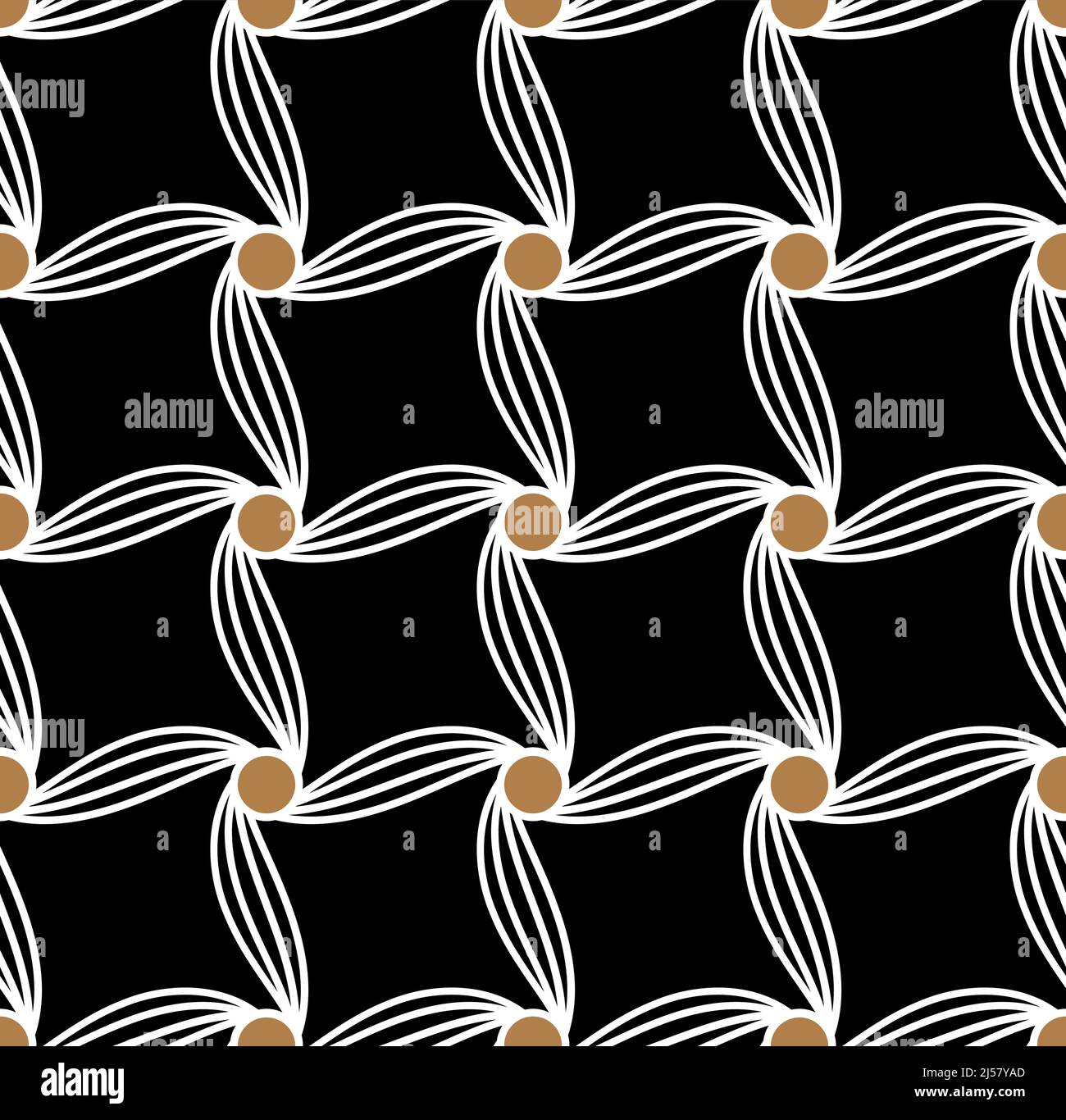 Geometric seamless pattern with intertwined bands. Wrapping paper ...