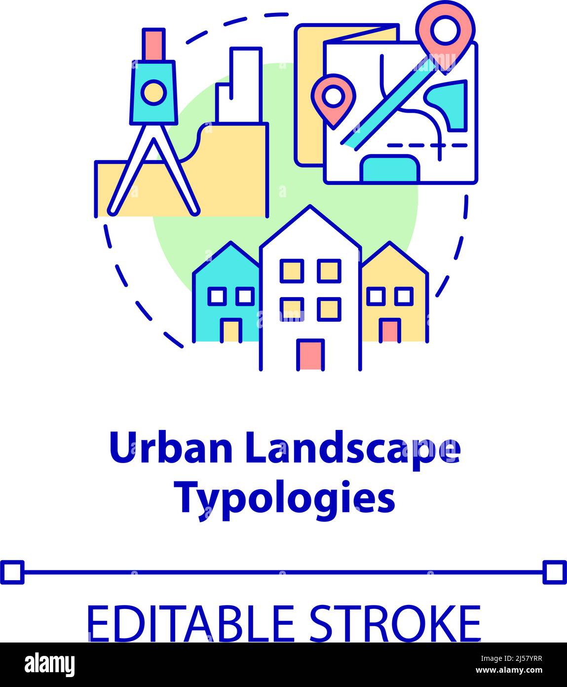 Sustainable landscape architecture Stock Vector Images - Alamy