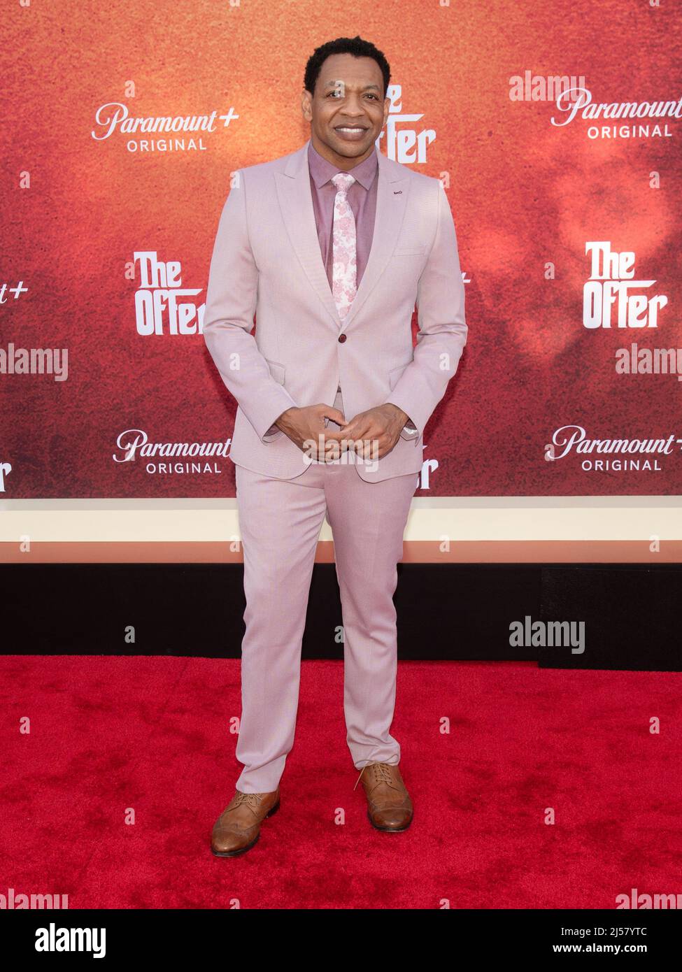 20 April 2022 - Los Angeles, California - Derrick Baskin. Los Angeles ...