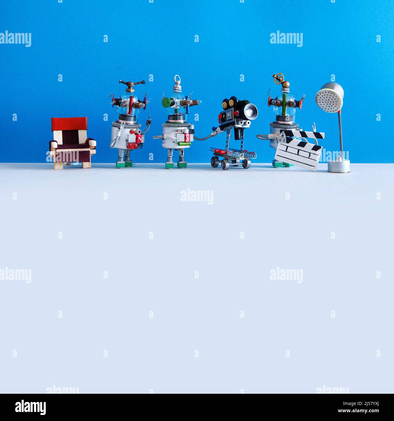 Production team backstage hi-res stock photography and images - Alamy