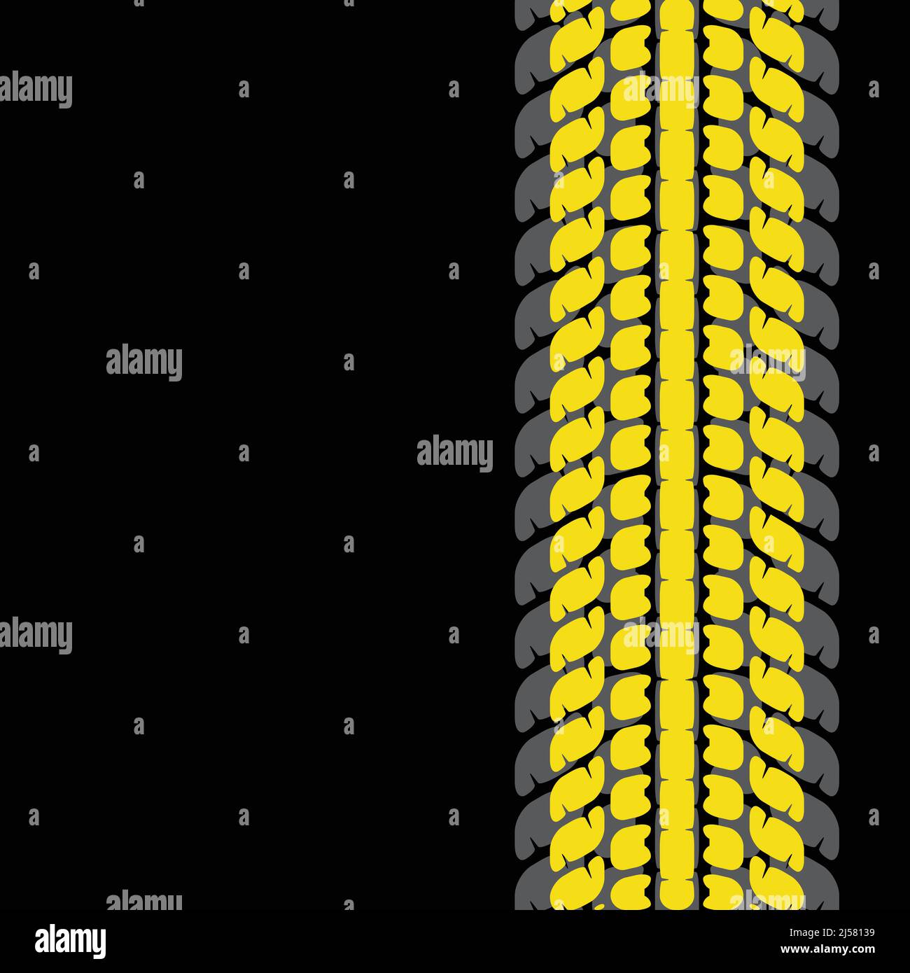Tire tracks simple yellow background Stock Vector Image & Art - Alamy