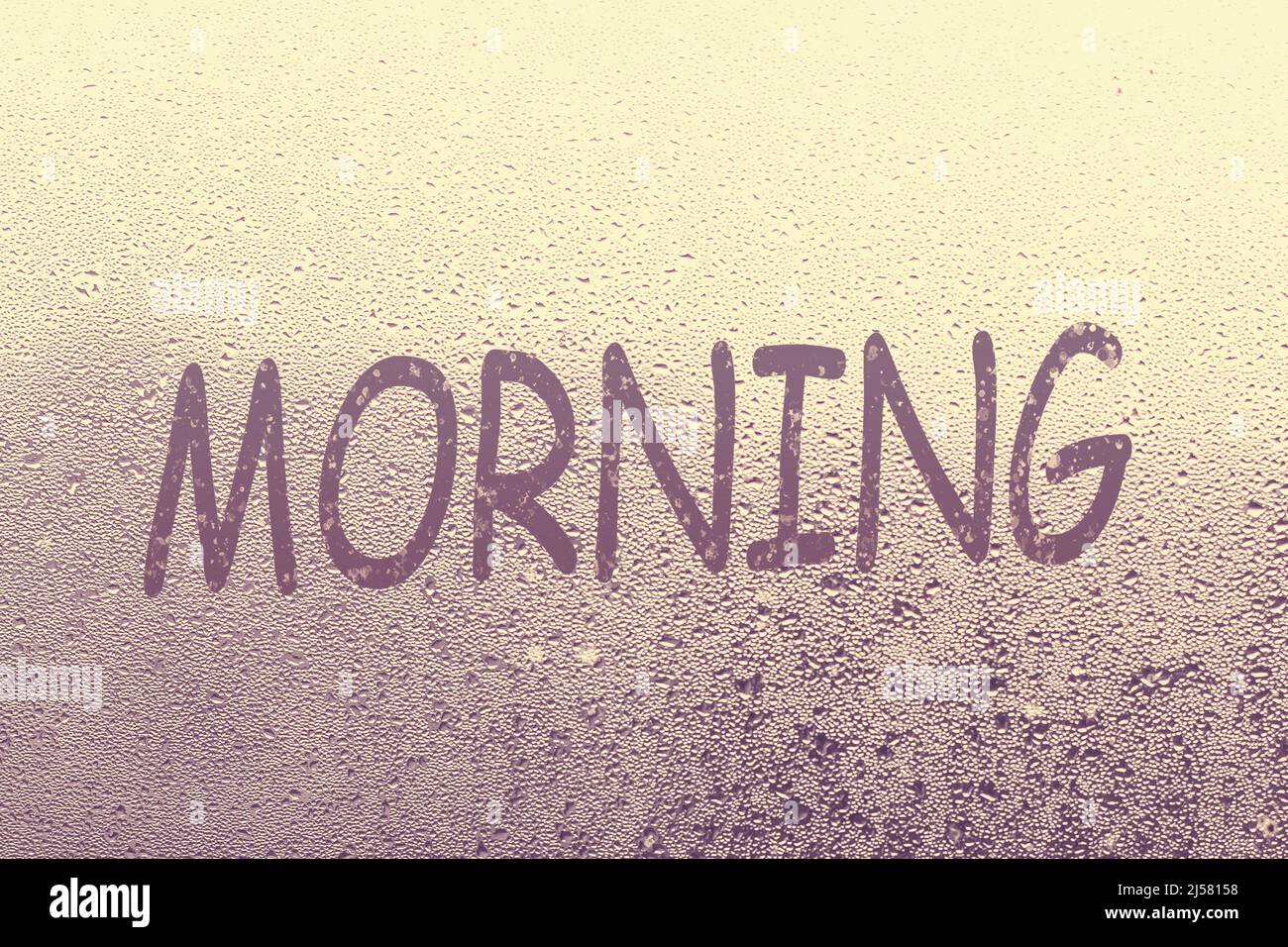 Closeup view foggy window hi-res stock photography and images - Alamy