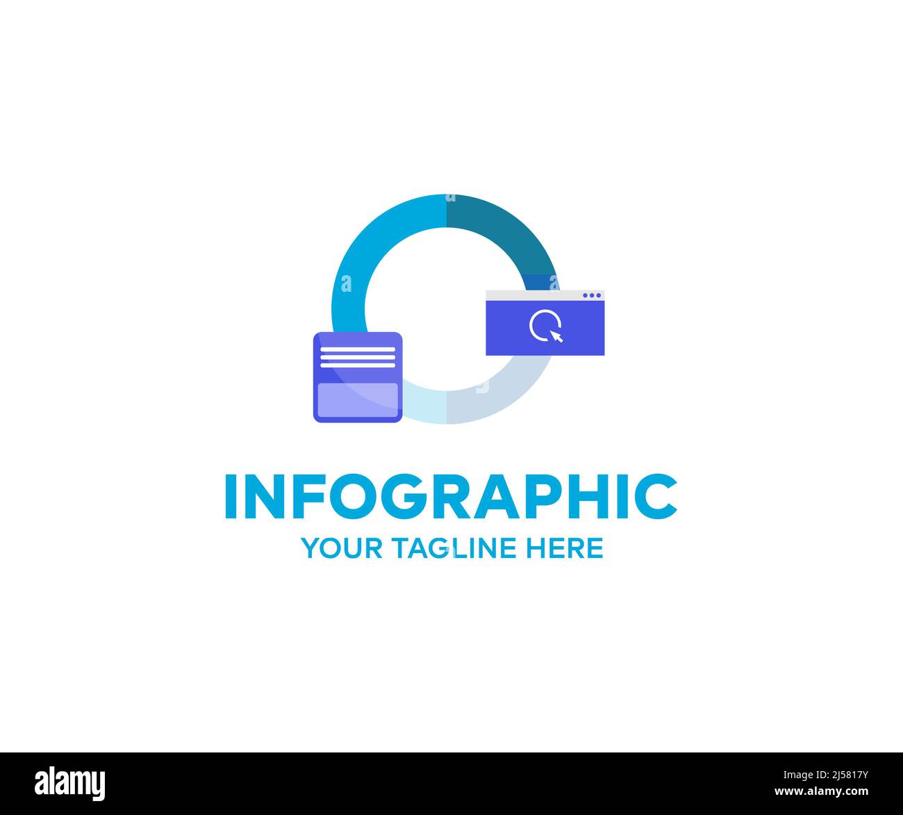 Modern business infographic logo design. Business process, workflow ... Modern business infographic logo design. Business process, workflow ...