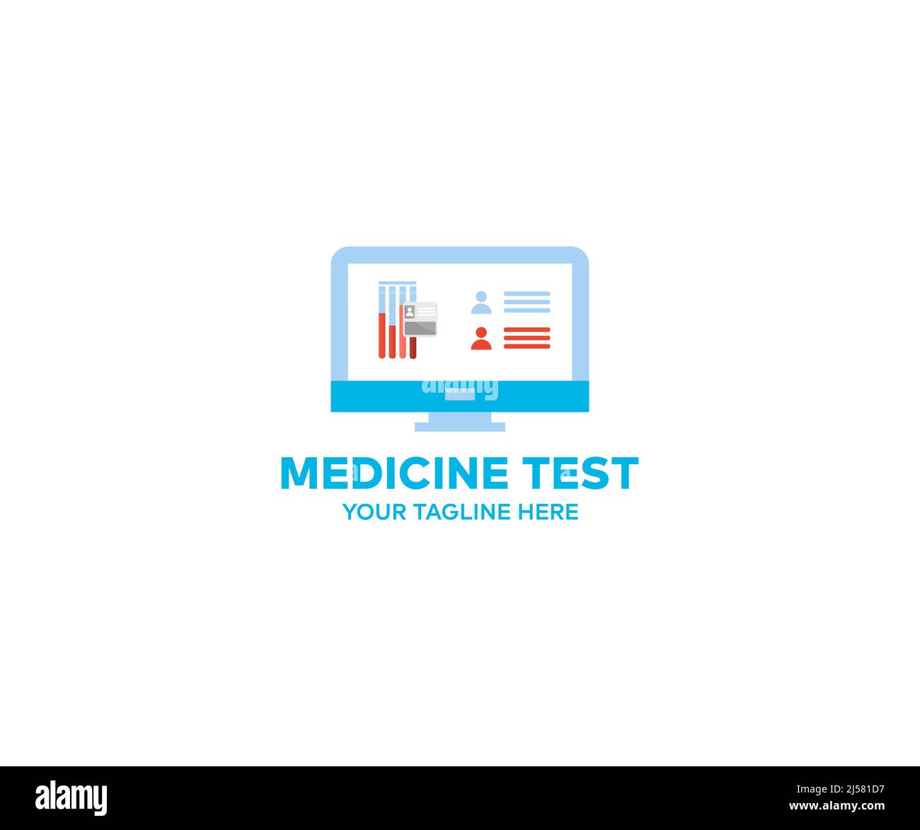Analysis medical test logo hi-res stock photography and images - Alamy