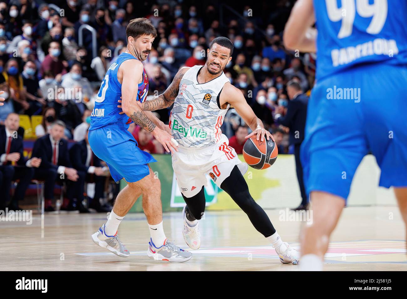 BARCELONA - APR 19: Nick Weiler-Babb in action during the Turkish ...