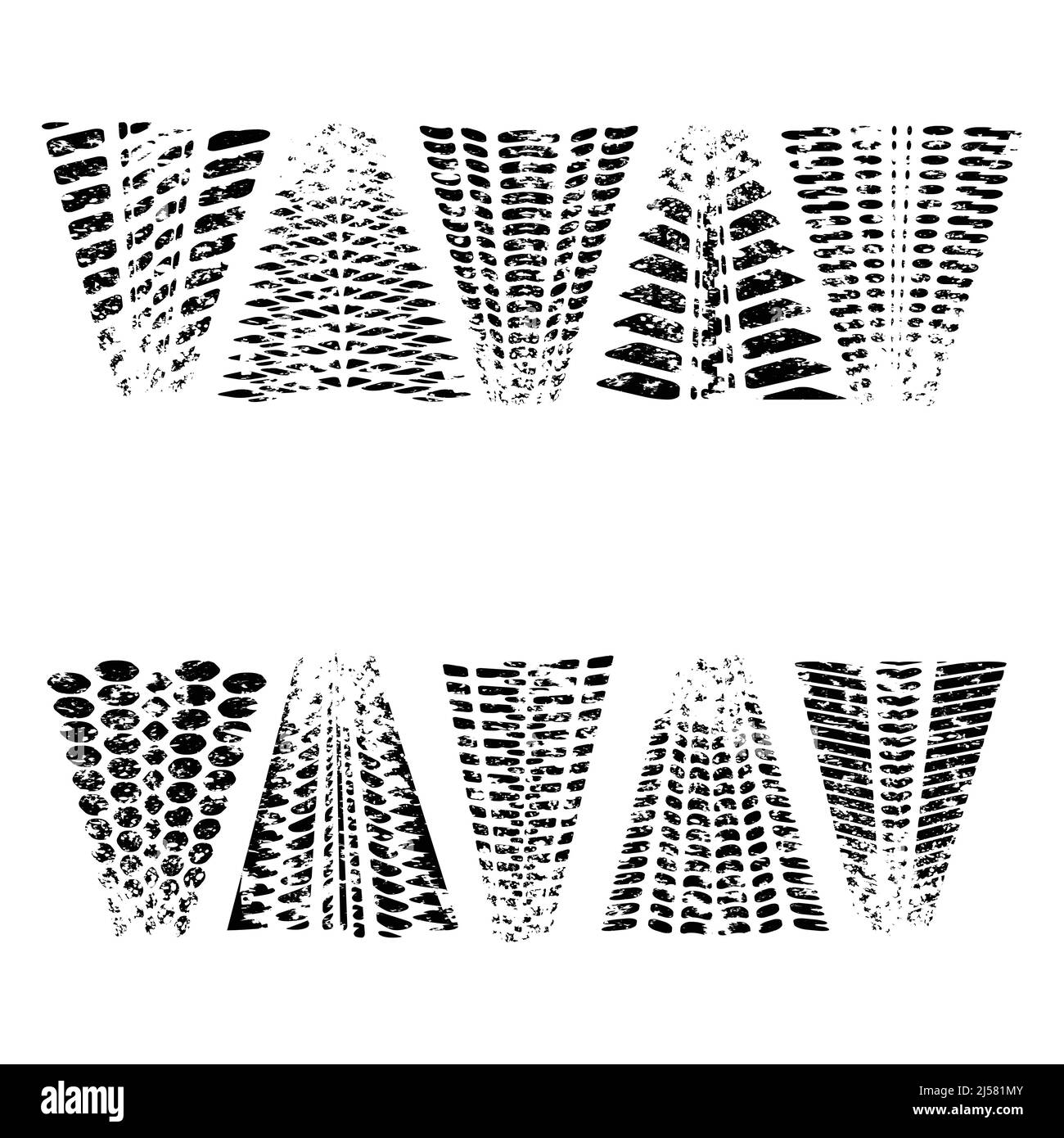 Tire tracks grunge round corners wallpaper Stock Vector Image & Art - Alamy