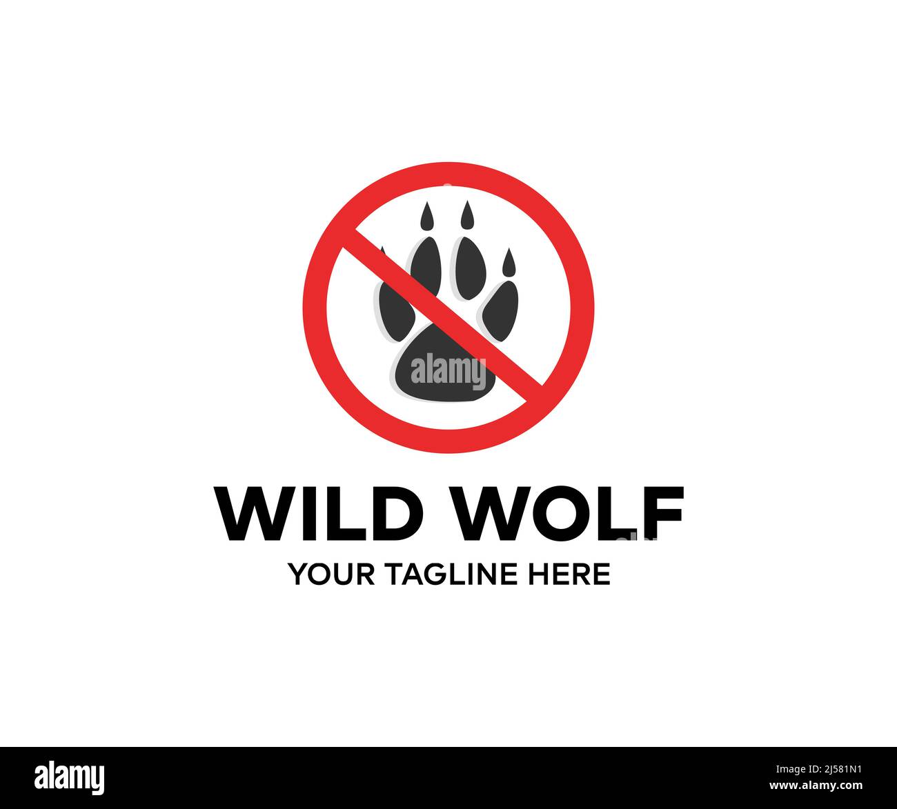 Wolf Paw Logo Design