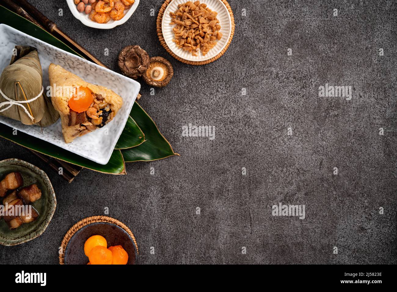 Zongzi. Rice dumpling for Chinese traditional Dragon Boat Festival ...