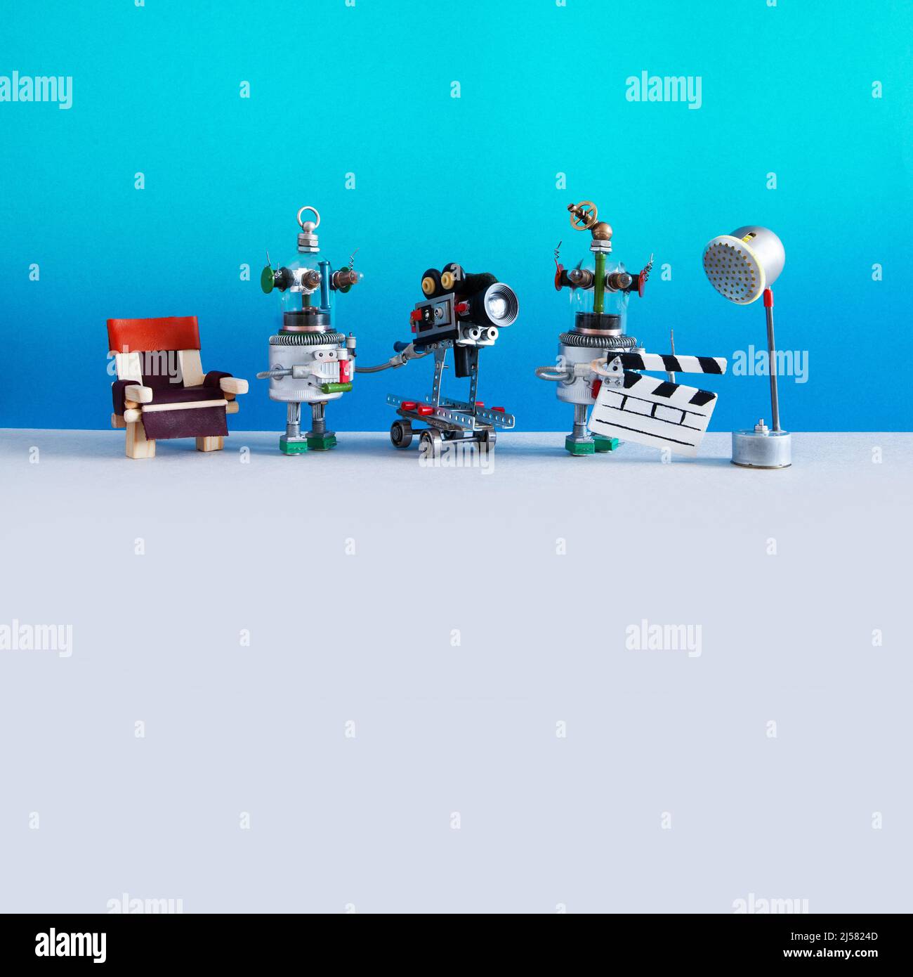 Production team backstage hi-res stock photography and images - Alamy