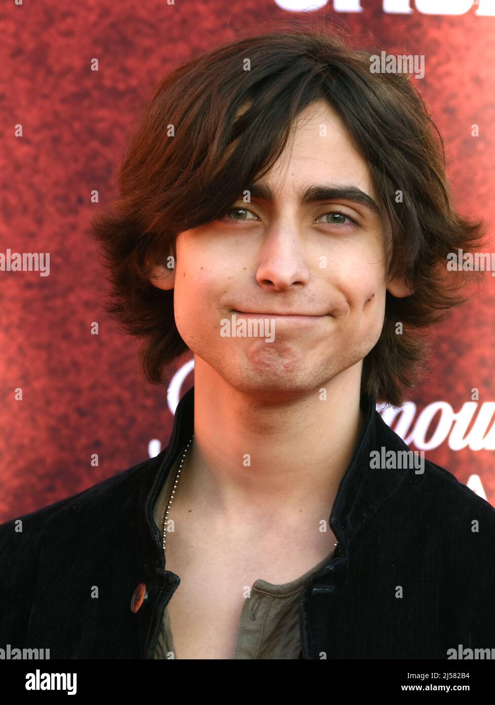 Los Angeles, California, USA 20th April 2022 Actor/musician Aidan ...