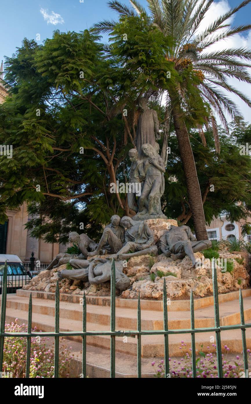 Statue in Independence Square by Anton Agius, commemorating Father ...