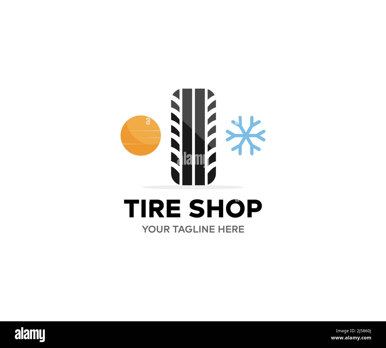 Automotive tires shop logo design. Car tire shop and service vector ...