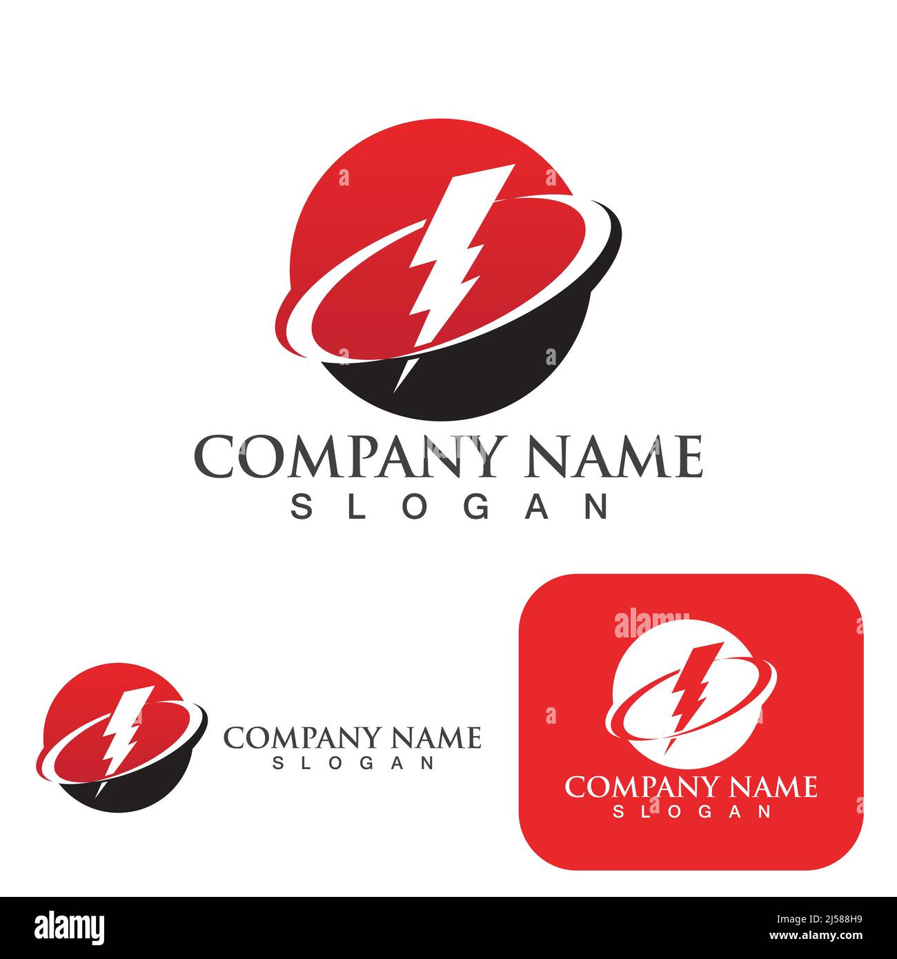 Thunderbolt logo and symbol vector Stock Vector Image & Art - Alamy