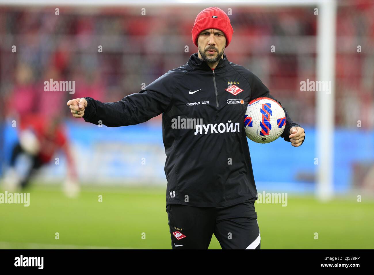 MOSCOW, RUSSIA, APRIL 16, 2022. The 2021/22 Russian Football Premier ...