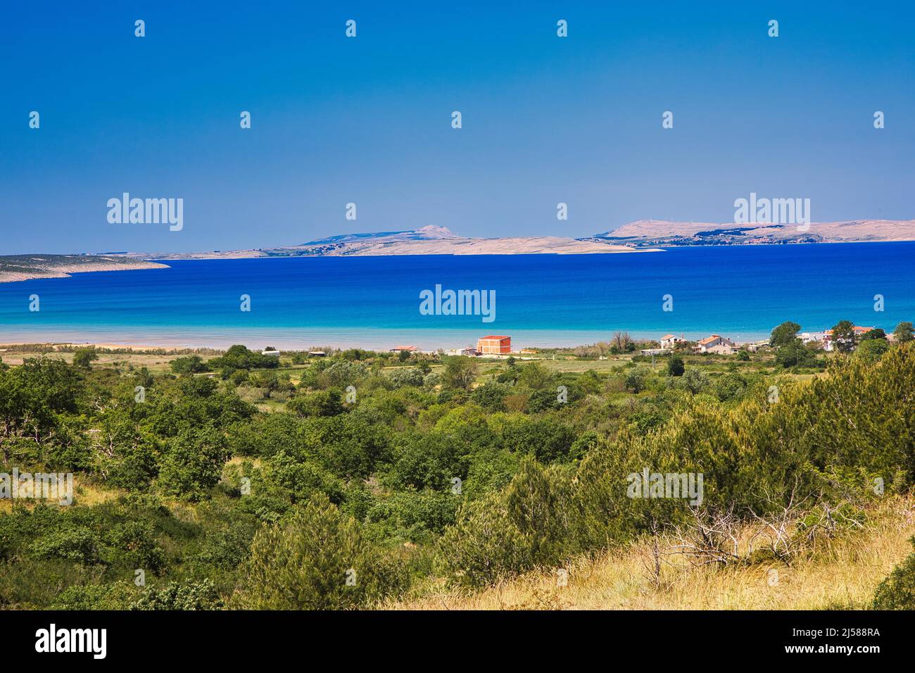 Island of Pag, Dalmatia, Croatia, Mediterranean Sea Stock Photo - Alamy