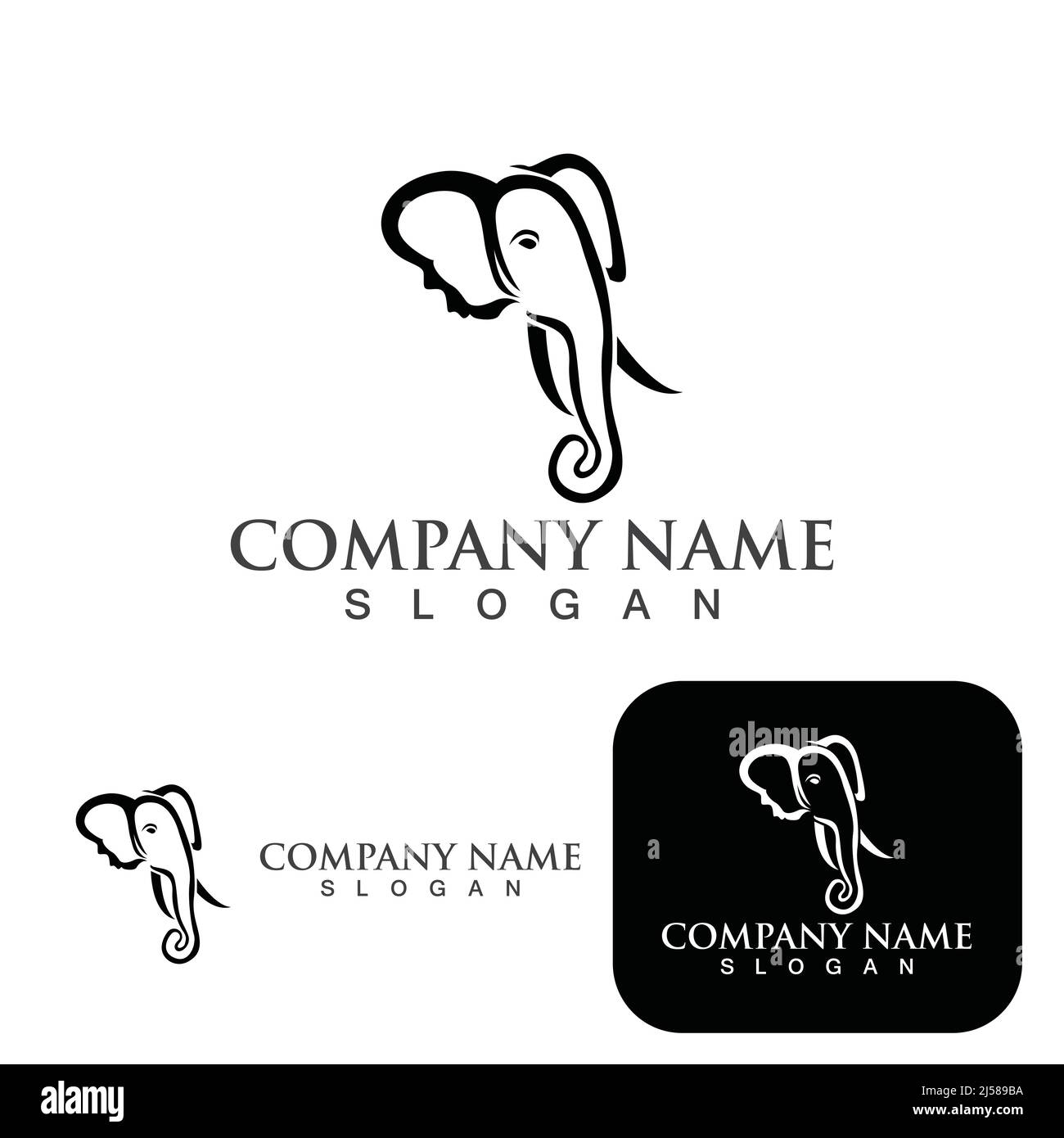 Elephant Logo and Symbol Template vector Stock Vector Image & Art - Alamy