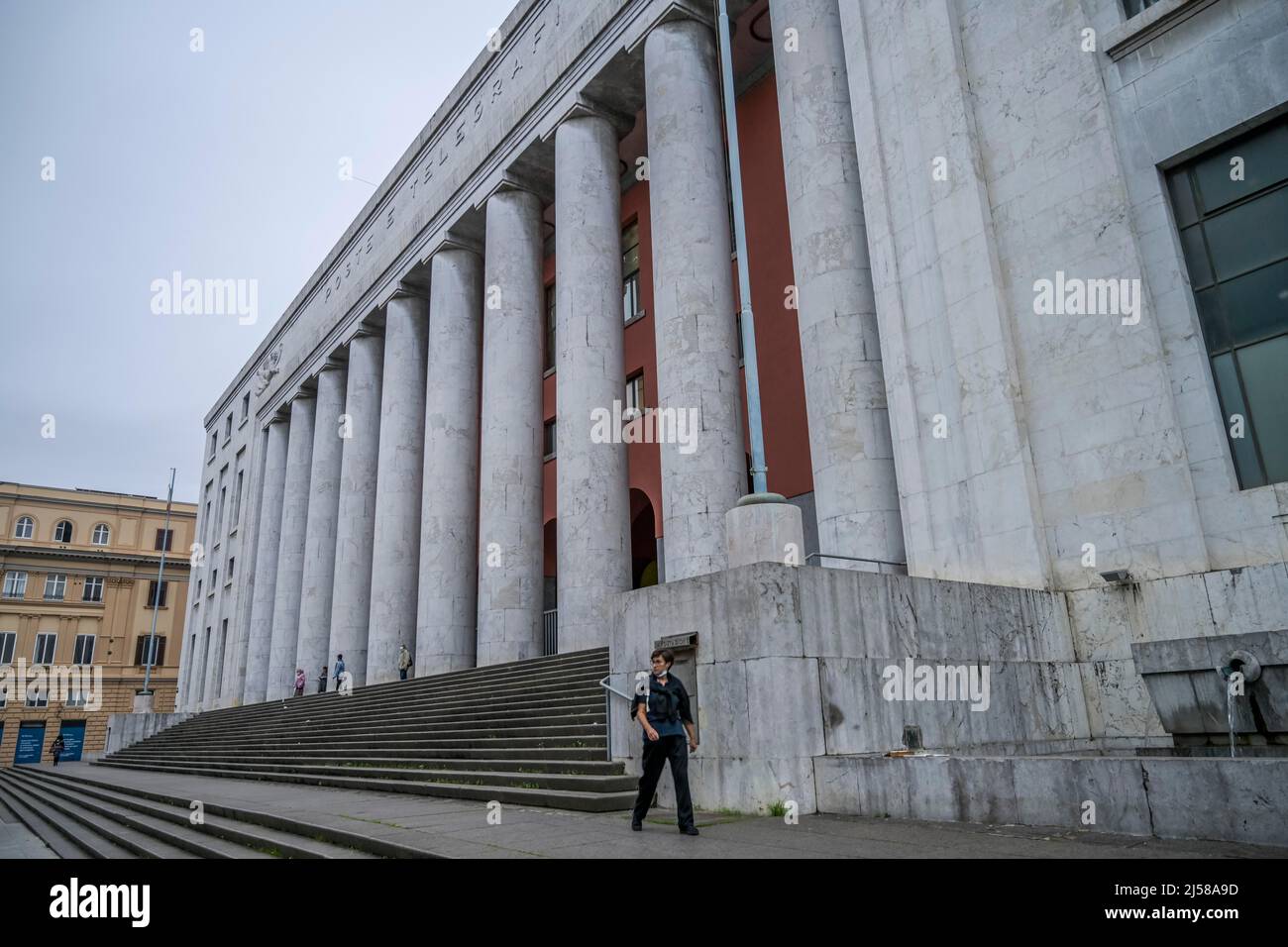 Palazzo delle Poste, Via Roma, Palermo, Sicily, Italy Stock Photo - Alamy