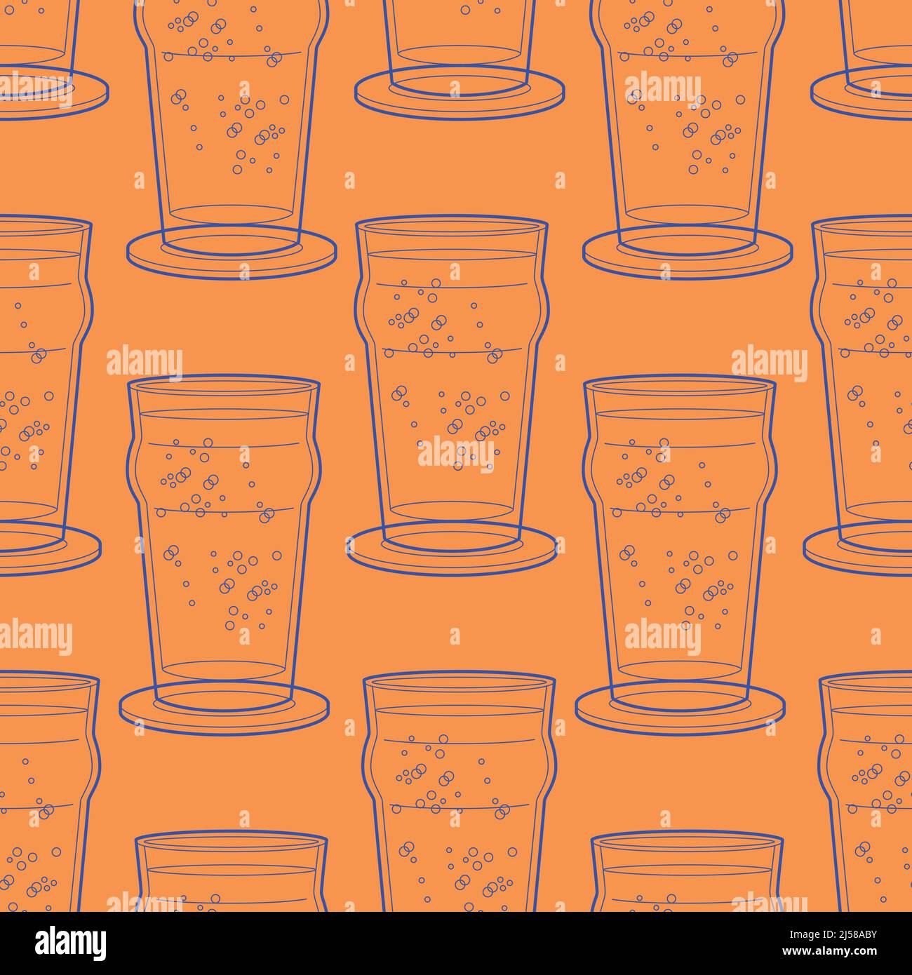 Vector bar cocktail and drink seamless pattern Stock Vector Image & Art ...