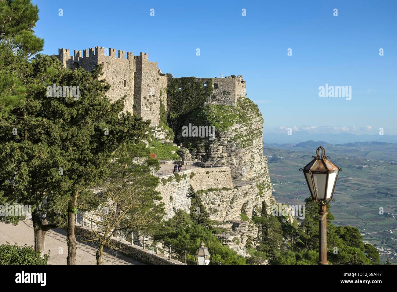 Castello di Venere, Erice, Sicily, Italy Stock Photo - Alamy