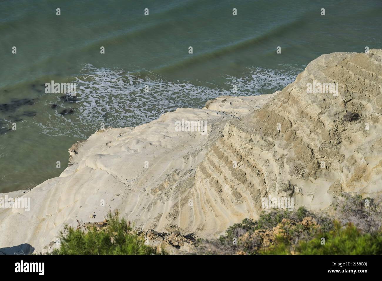 Limestone cliffs Scala dei Turchi, Sicily, Italy Stock Photo - Alamy