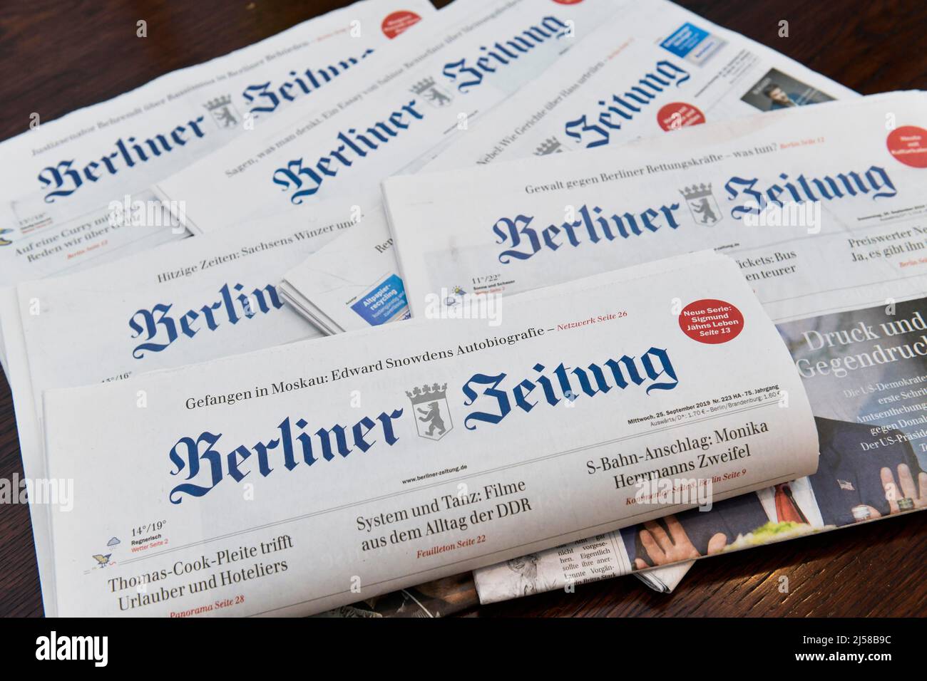 Berliner newspaper hi-res stock photography and images - Alamy