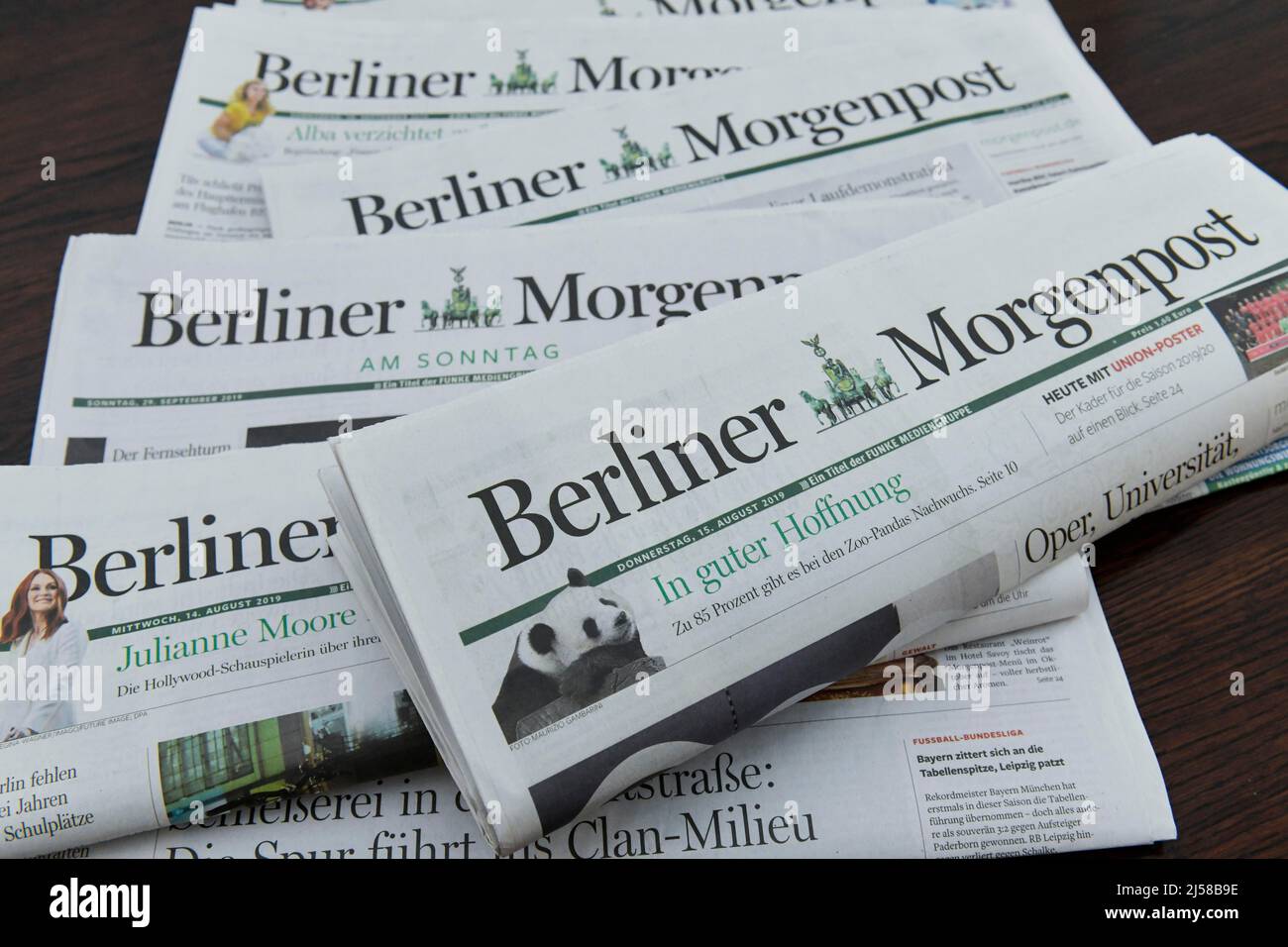 Daily newspaper Berliner Morgenpost Stock Photo - Alamy