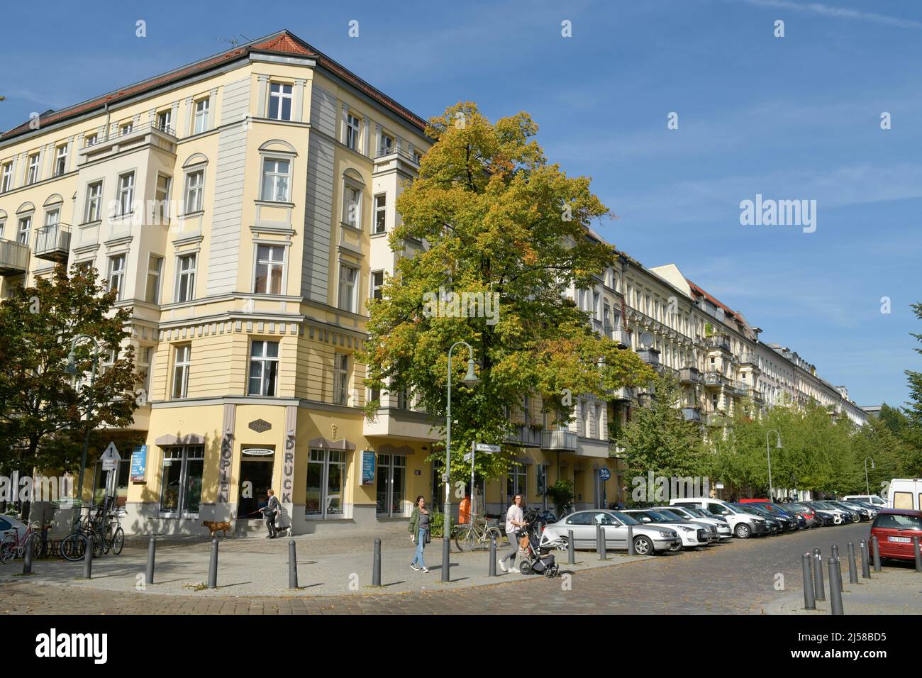 Old buildings, Rykestrasse, Prenzlauer Berg, Pankow, Berlin, Germany ...