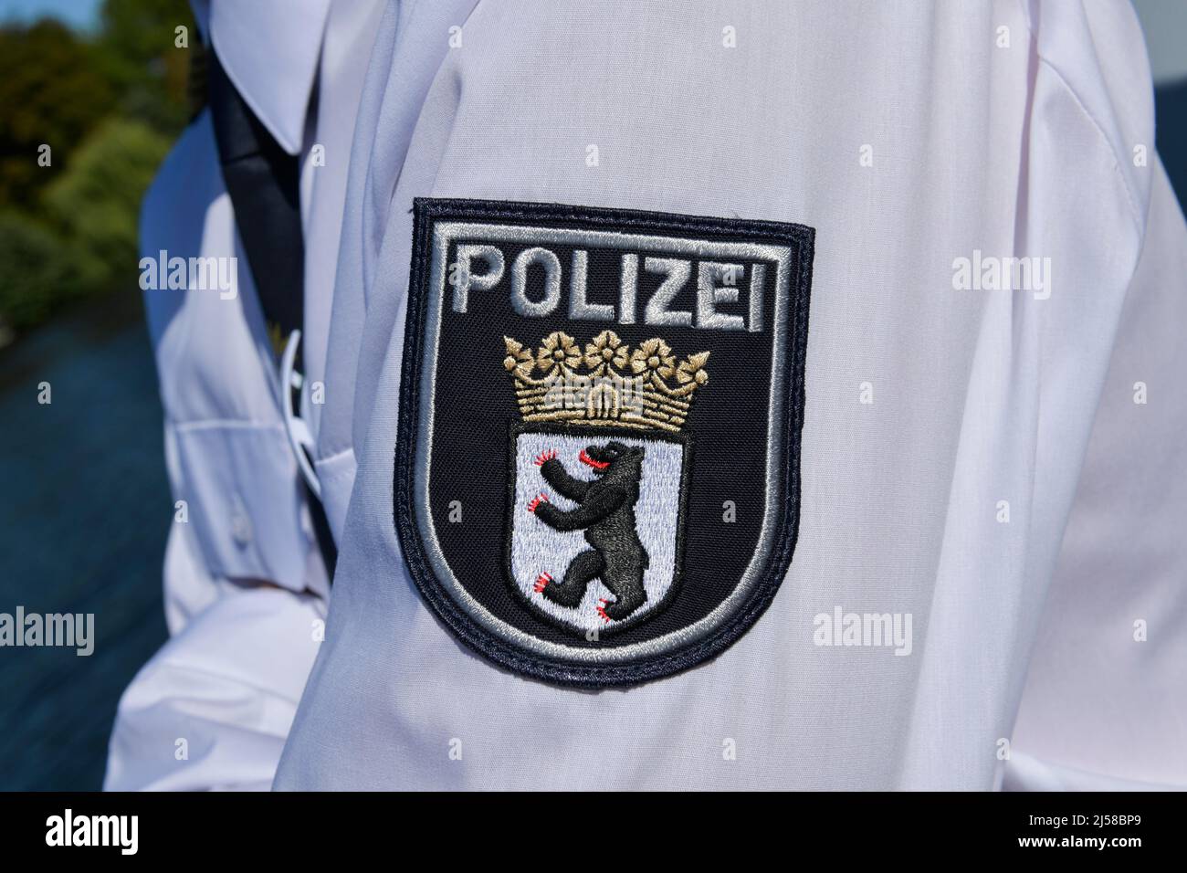 Logo, Shirt, Uniform, Berlin Police Stock Photo - Alamy