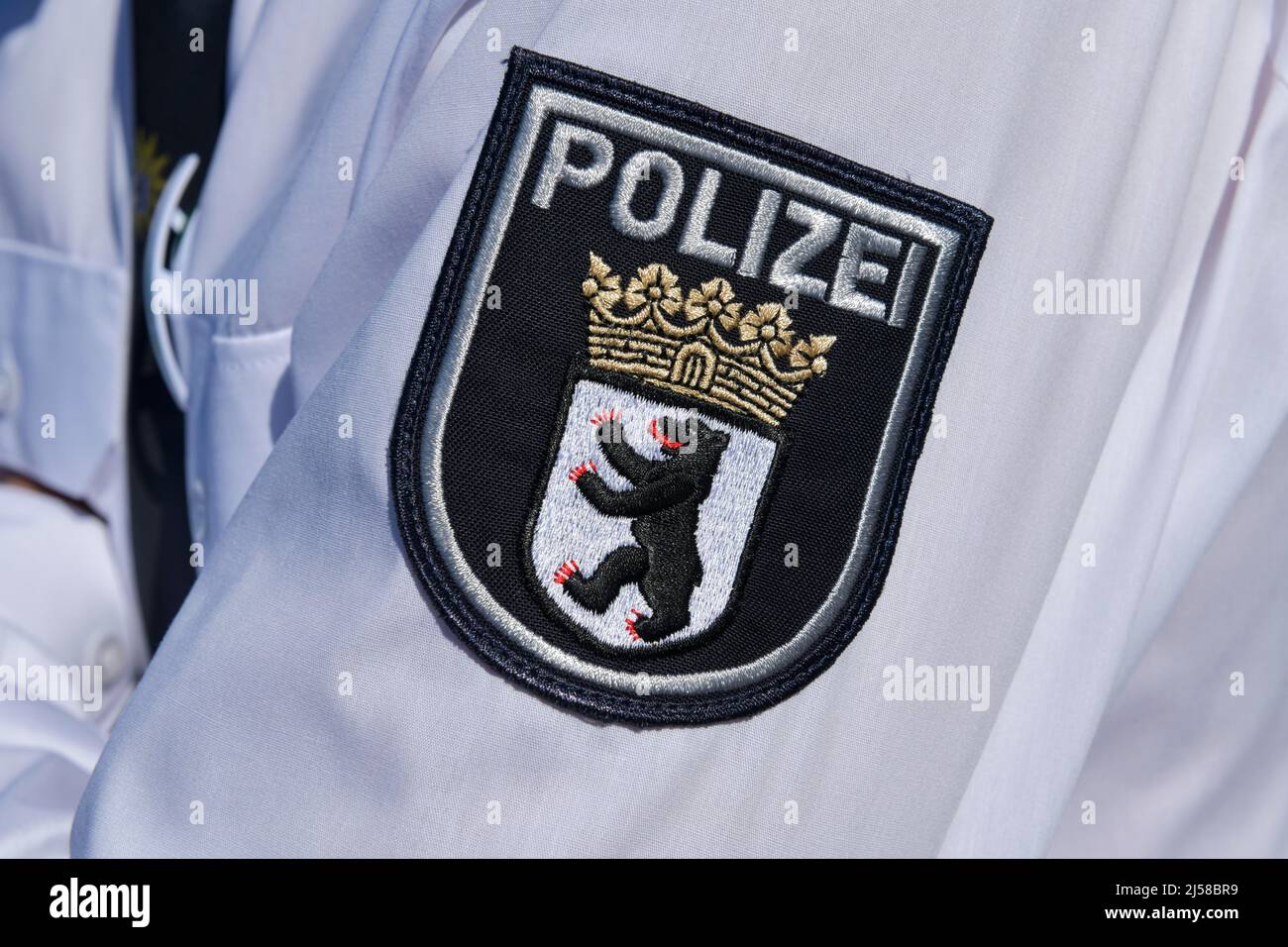 Logo, Shirt, Uniform, Berlin Police Stock Photo - Alamy