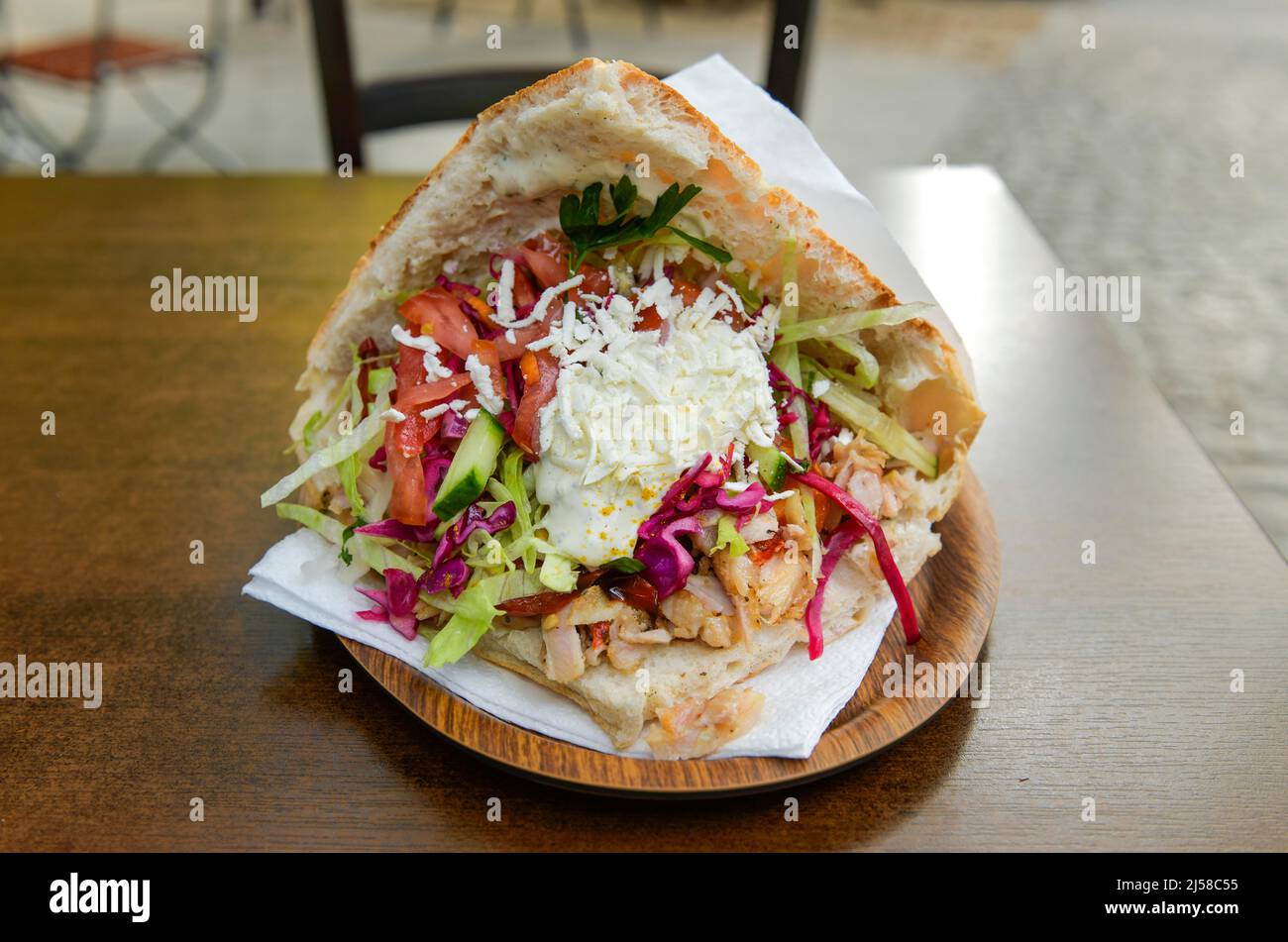 German doner kebab hi-res stock photography and images - Alamy
