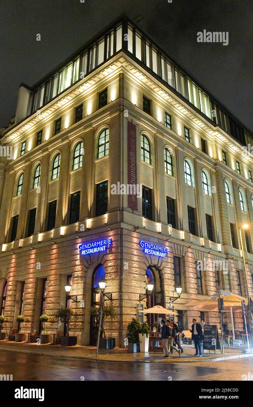 Gendarmerie Restaurant, Humboldt Carre, Behrenstrasse, Mitte, Berlin ...