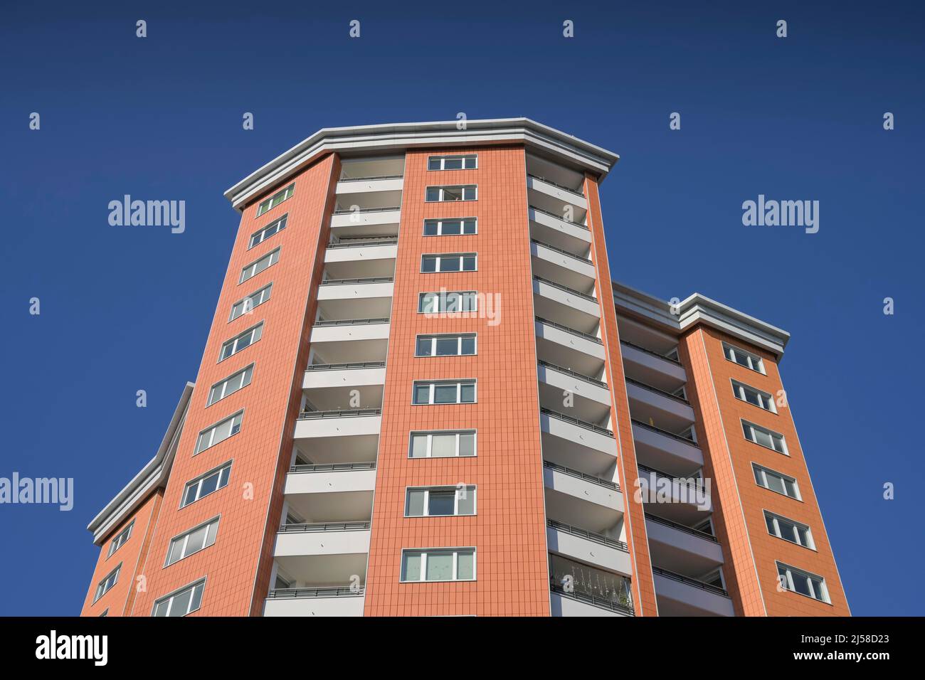 High-rise building, Albrechtstrasse, Steglitz, Berlin, Germany Stock ...