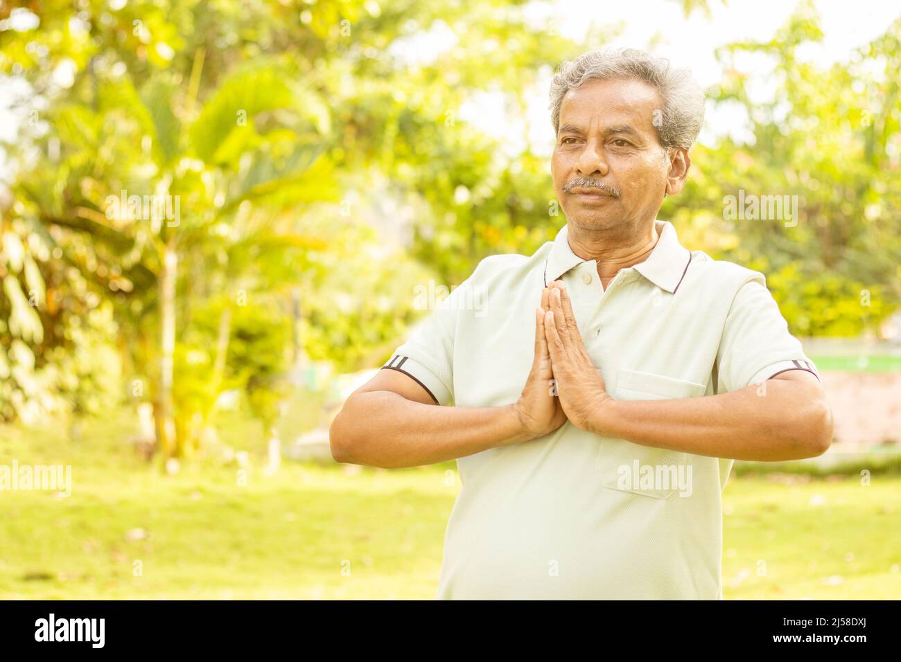 Indian man namaste hi-res stock photography and images - Alamy
