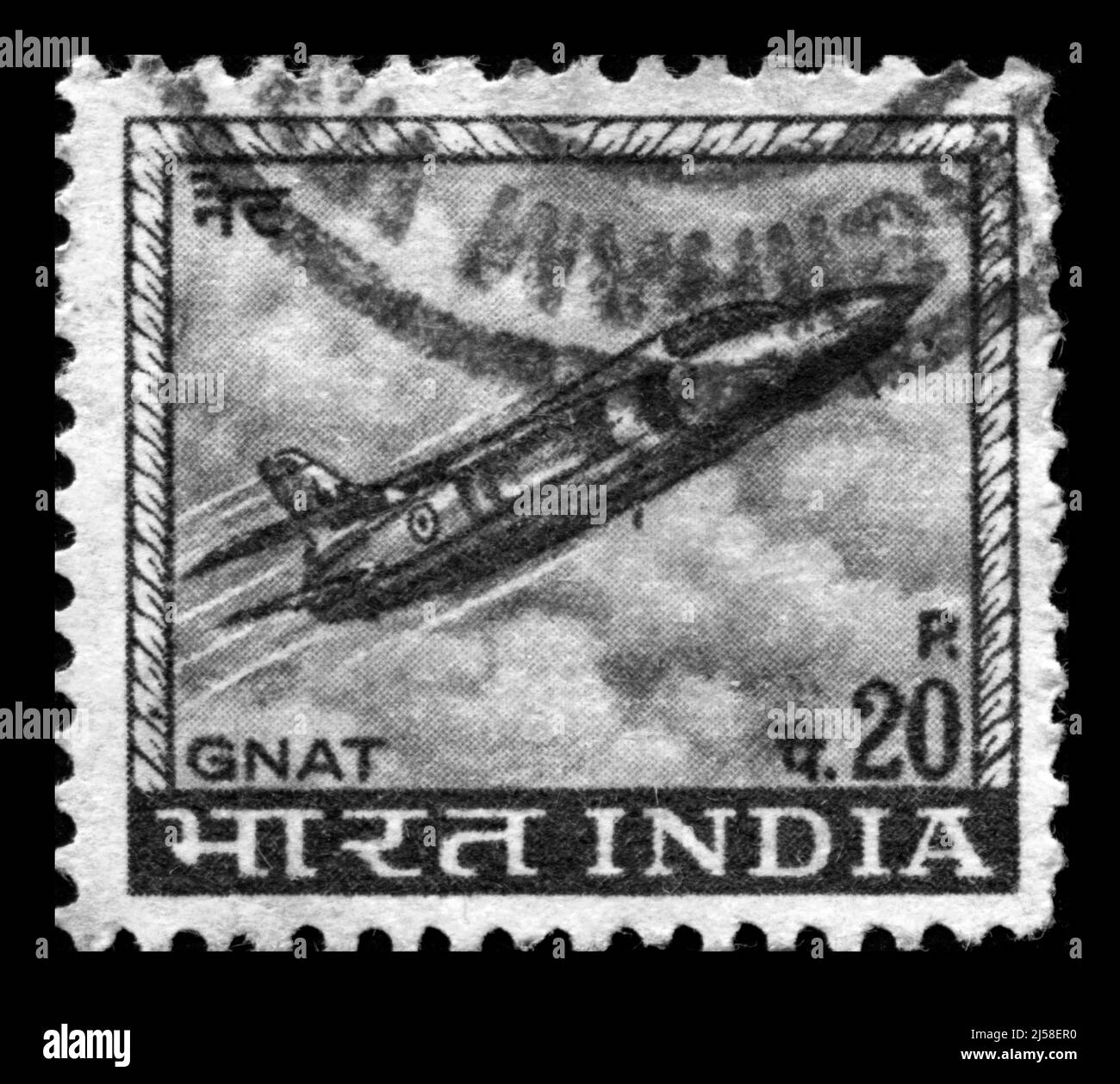 Stamp print in India,aviation, aircraft Stock Photo - Alamy