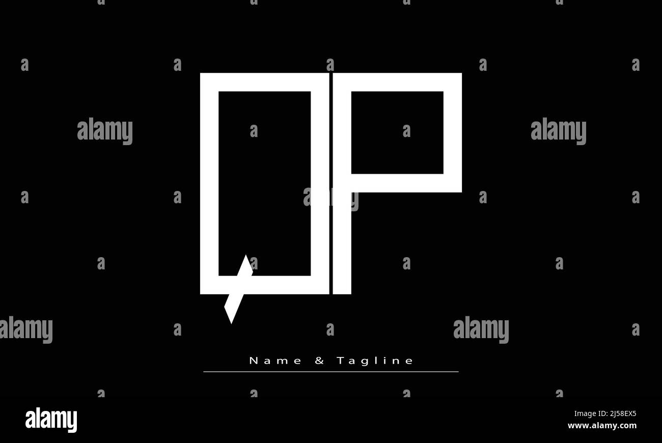 Letter qp logo hi-res stock photography and images - Alamy